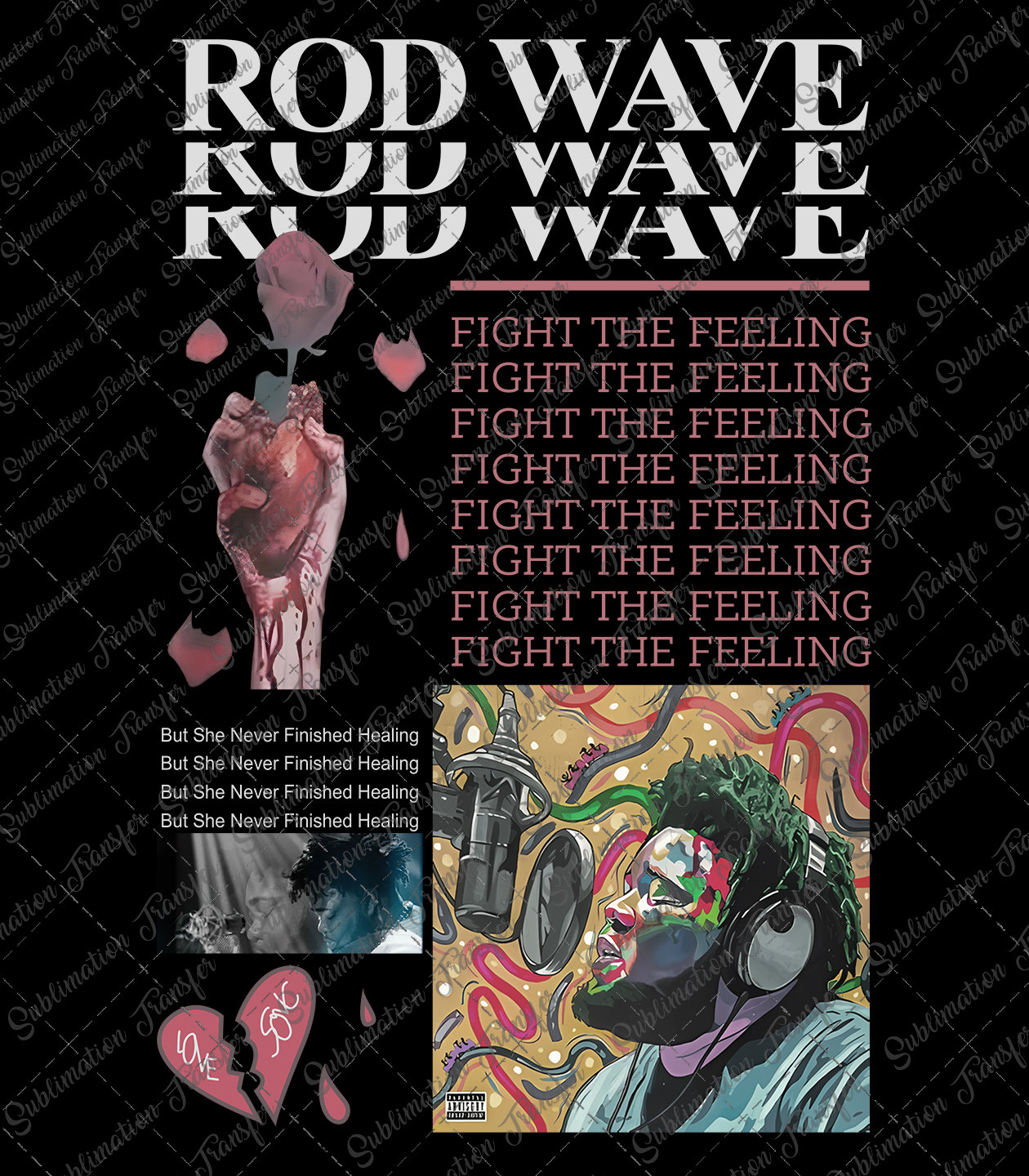 Rod Wave Fight The Feeling Png File, 90s Rap Music, Rapper R | Inspire ...