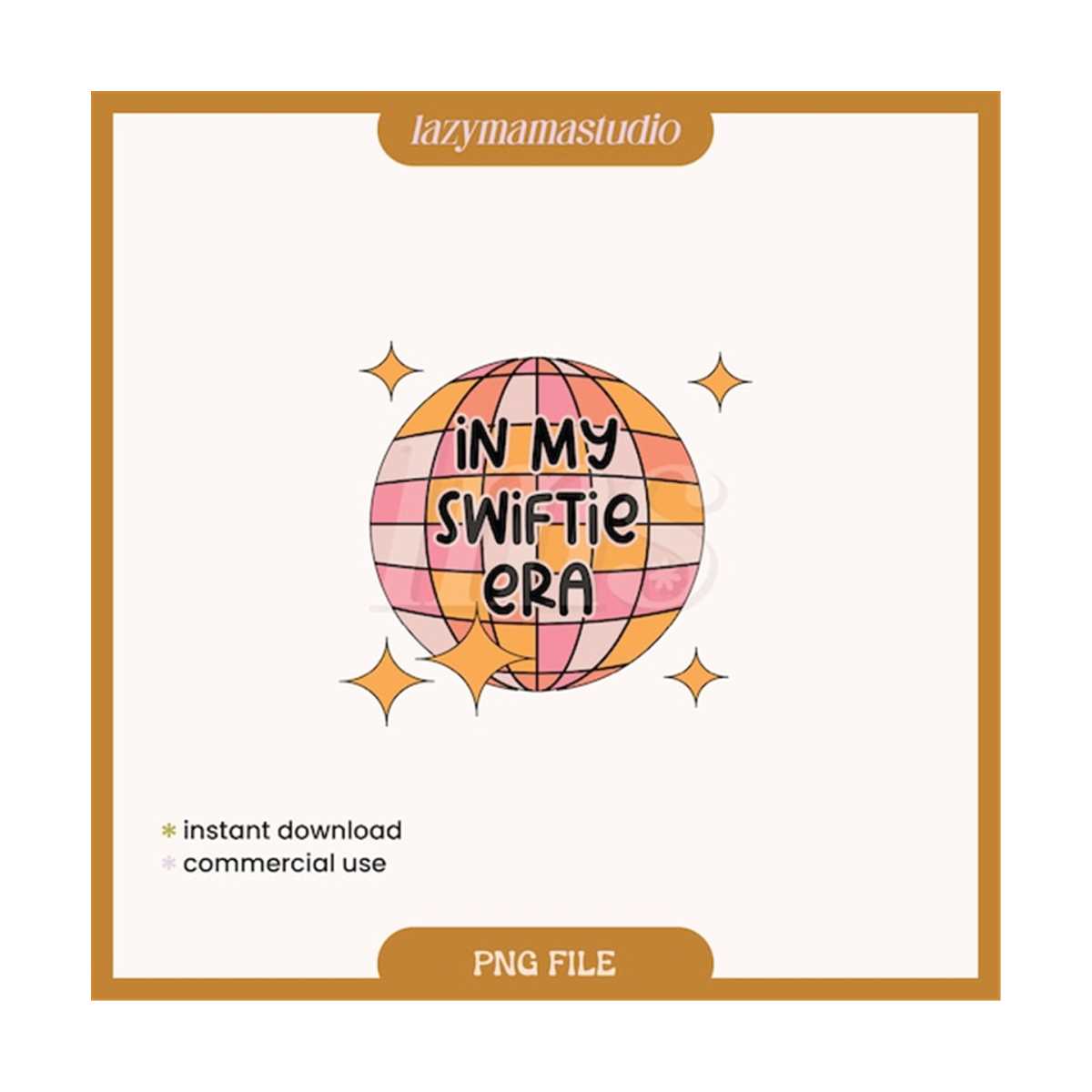 instant download in my switfie era disco ball png file swi - Inspire Uplift