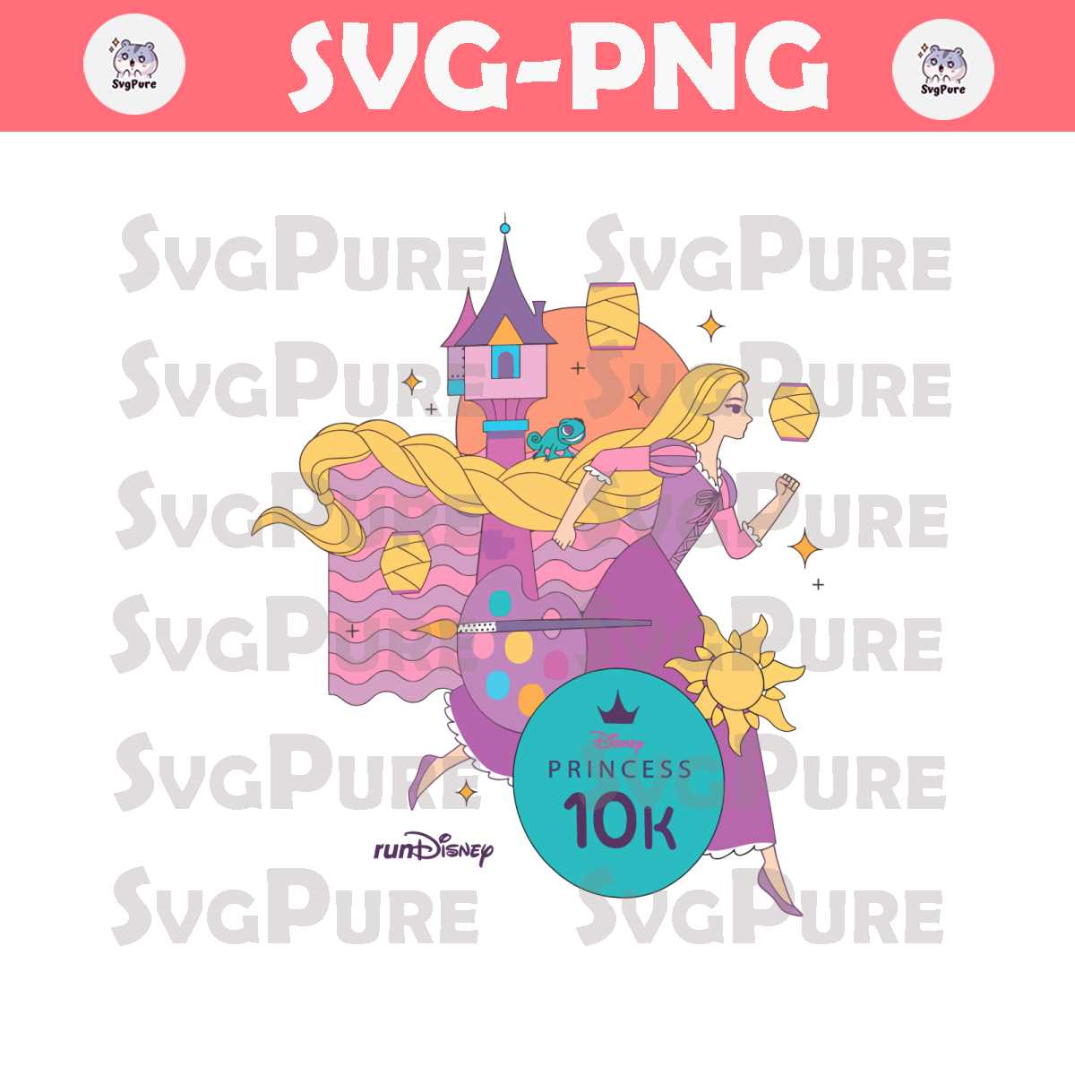 runDisney Princess Half Marathon Weekend 2024 SVG | Inspire Uplift