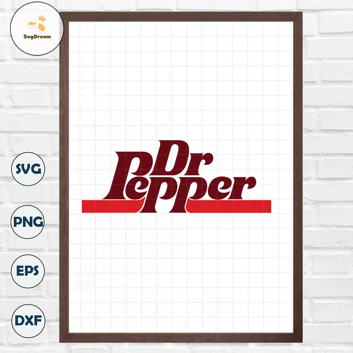 Dr Pepper Soft Drink Symbol SVG | Inspire Uplift