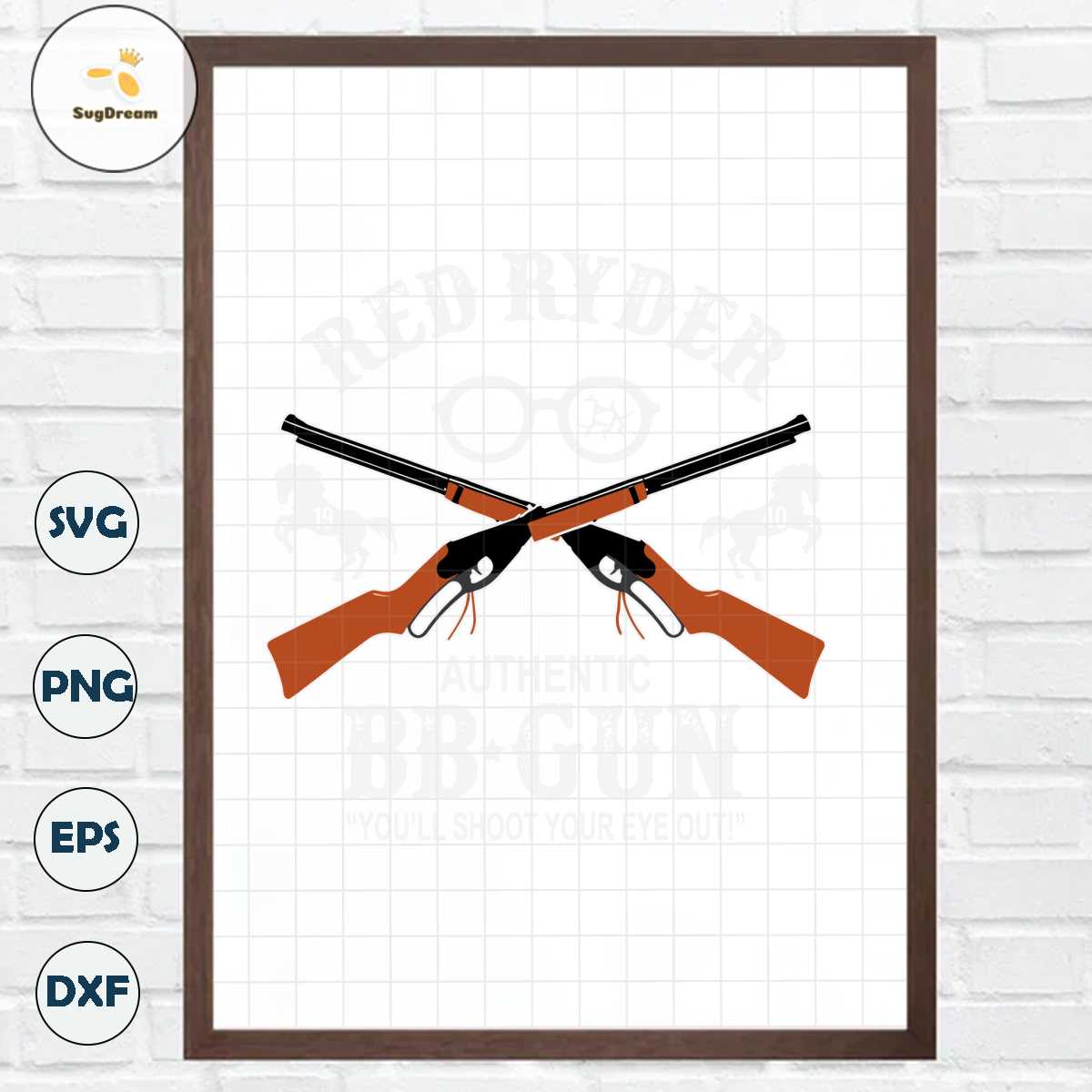 Red Ryder Shoot Your Eye Out SVG | Inspire Uplift