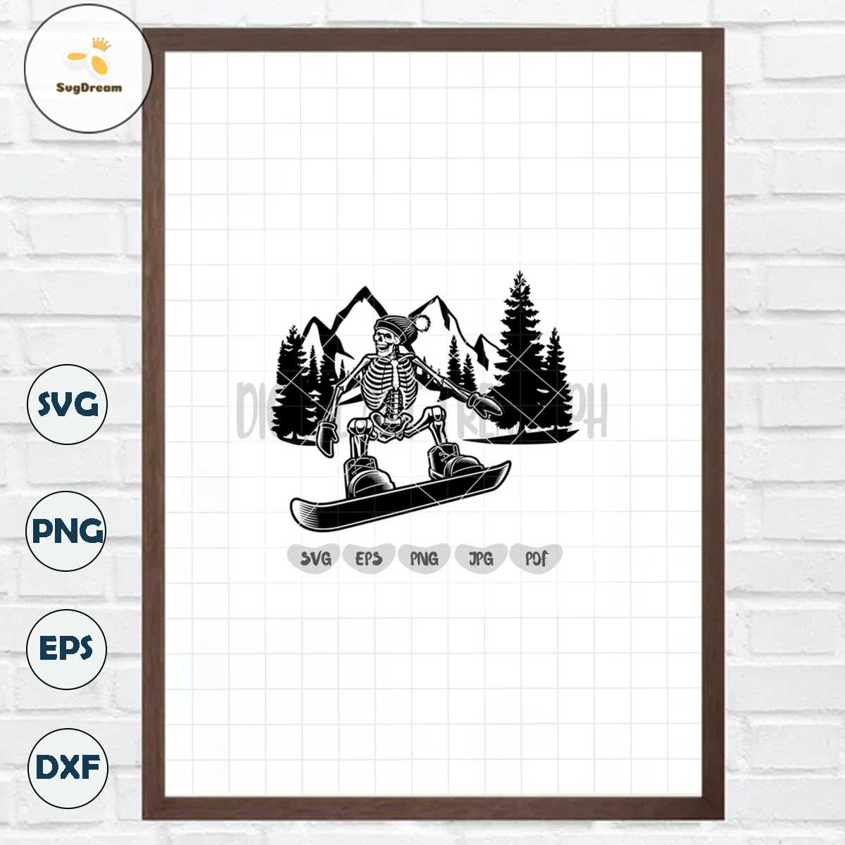 Skeleton snowboarding svg, Skeleton svg, snowboard svg, Skel | Inspire ...