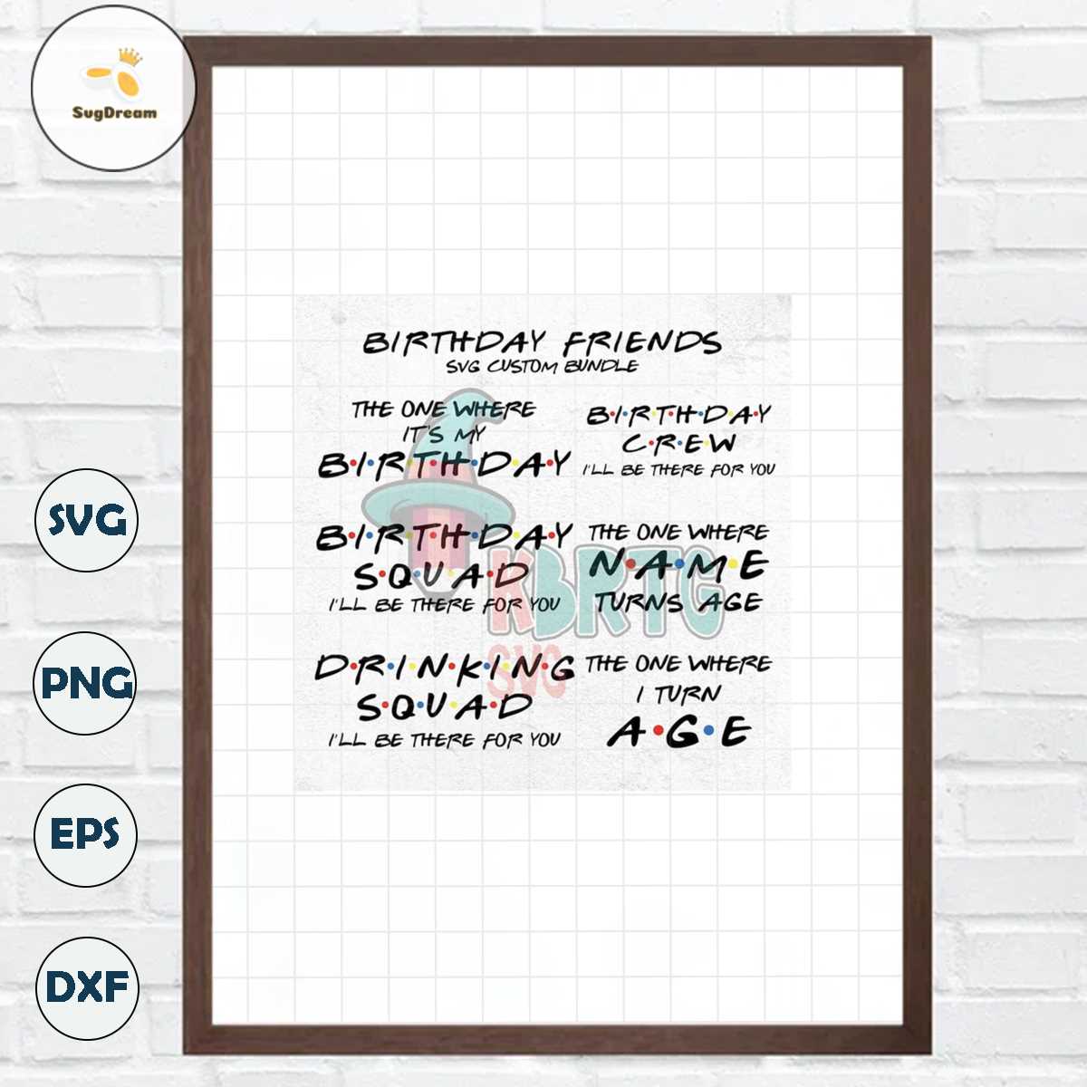 Custom Friends Birthday Party, Friends Show, Friends Font Cu - Inspire ...