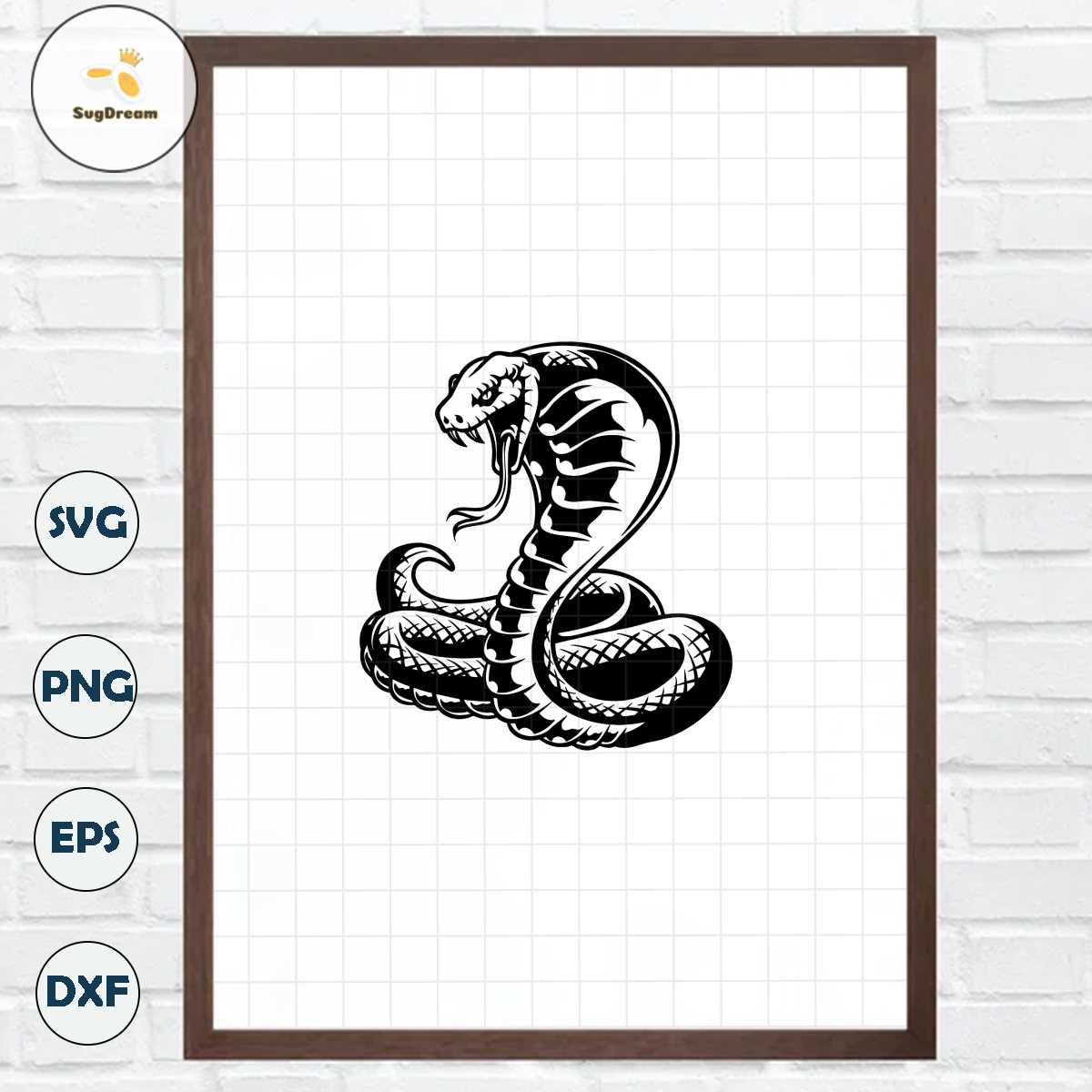 Cobra Snake Svg File | Snake Head Svg | Snake Svg | Snake Sh | Inspire ...