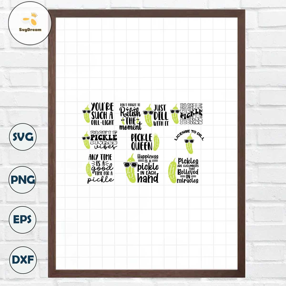 Pickle SVG, Pickle Png, Pickles Svg, I'm Kind of a Big Dill | Inspire ...
