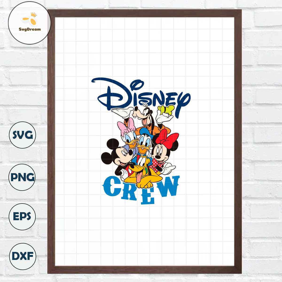 Disney Crew Mickey And Friends SVG | Inspire Uplift