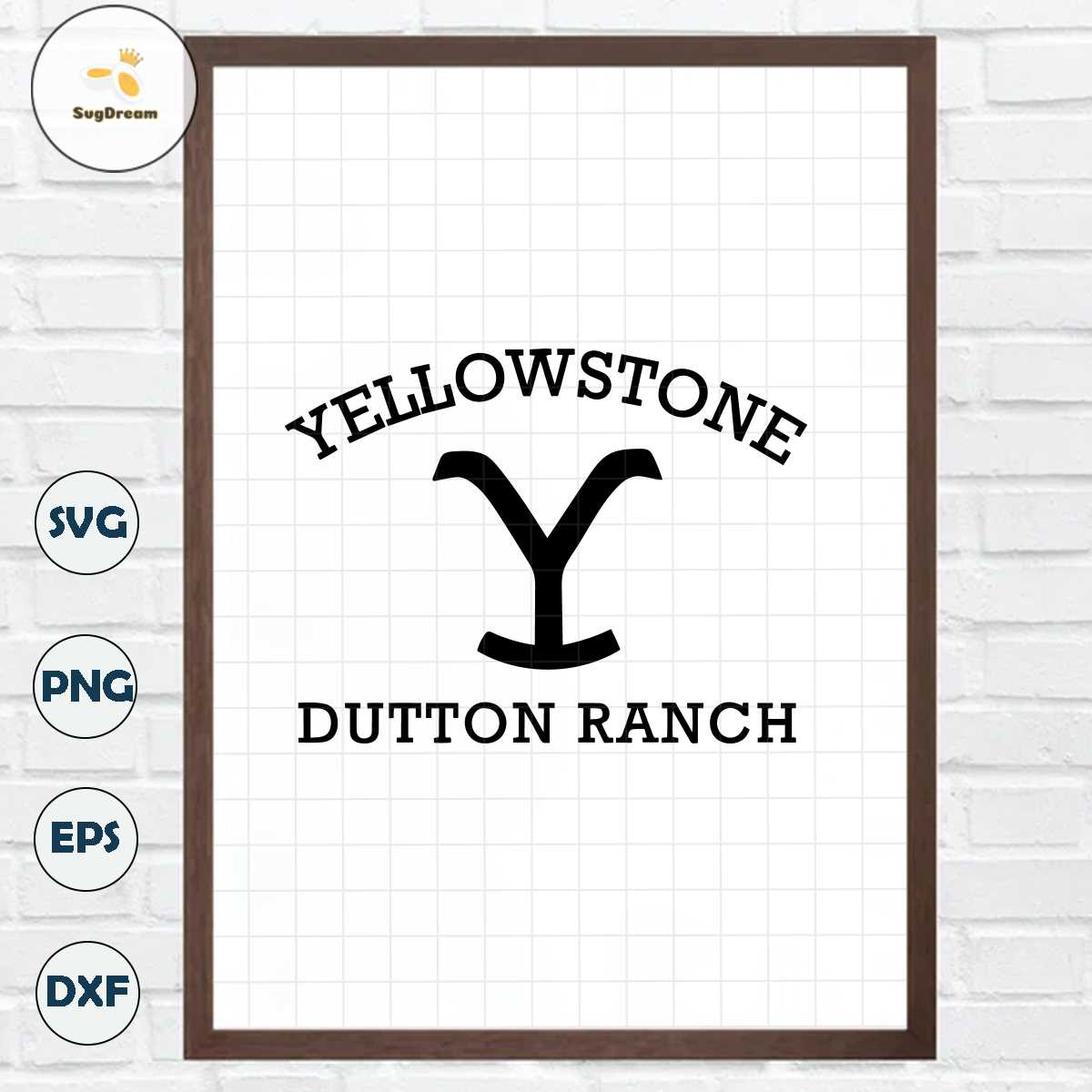 Retro Yellowstone Dutton Ranch SVG | Inspire Uplift