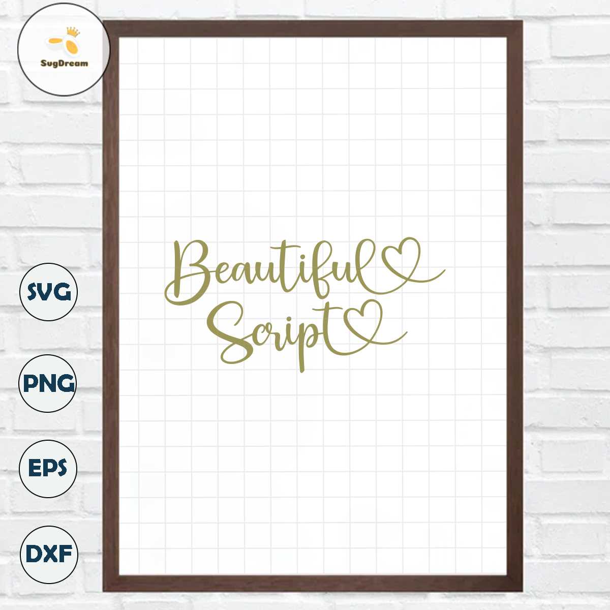 Beautiful Script Font, Script Font,Font with Hearts,Font wit | Inspire ...