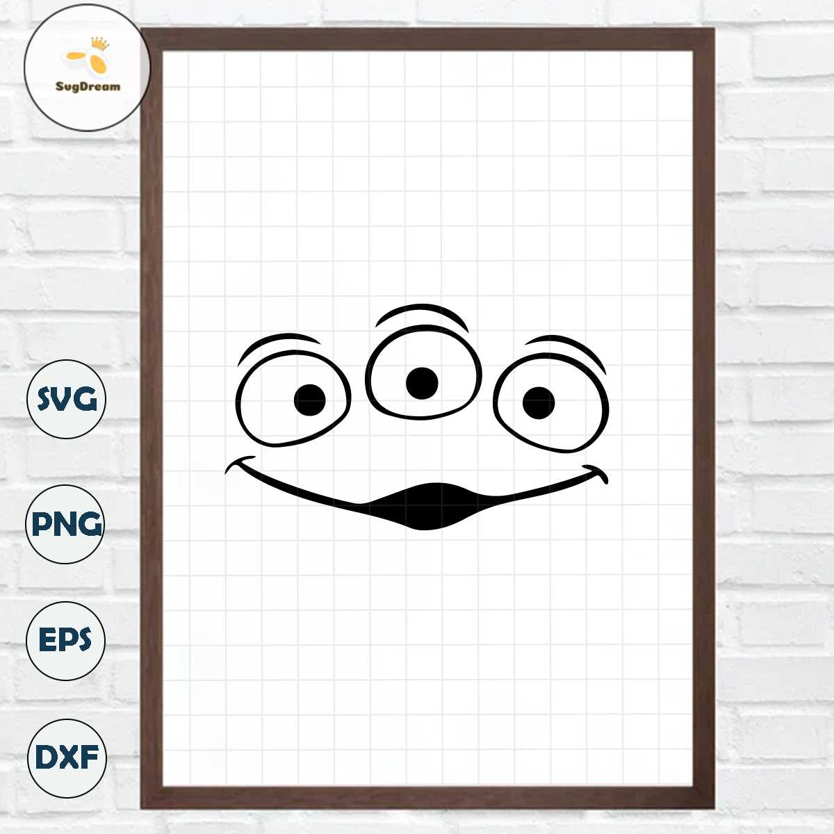 Alien Face Toy Story svg Ears svg png clipart, cricut design | Inspire ...