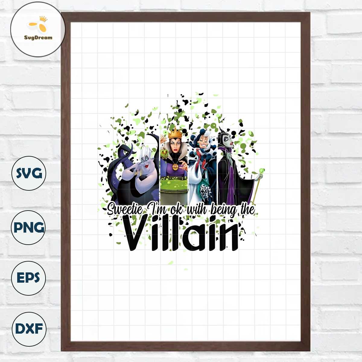 Villain Shirt Design, With Being The Villains Png, Villains | Inspire ...