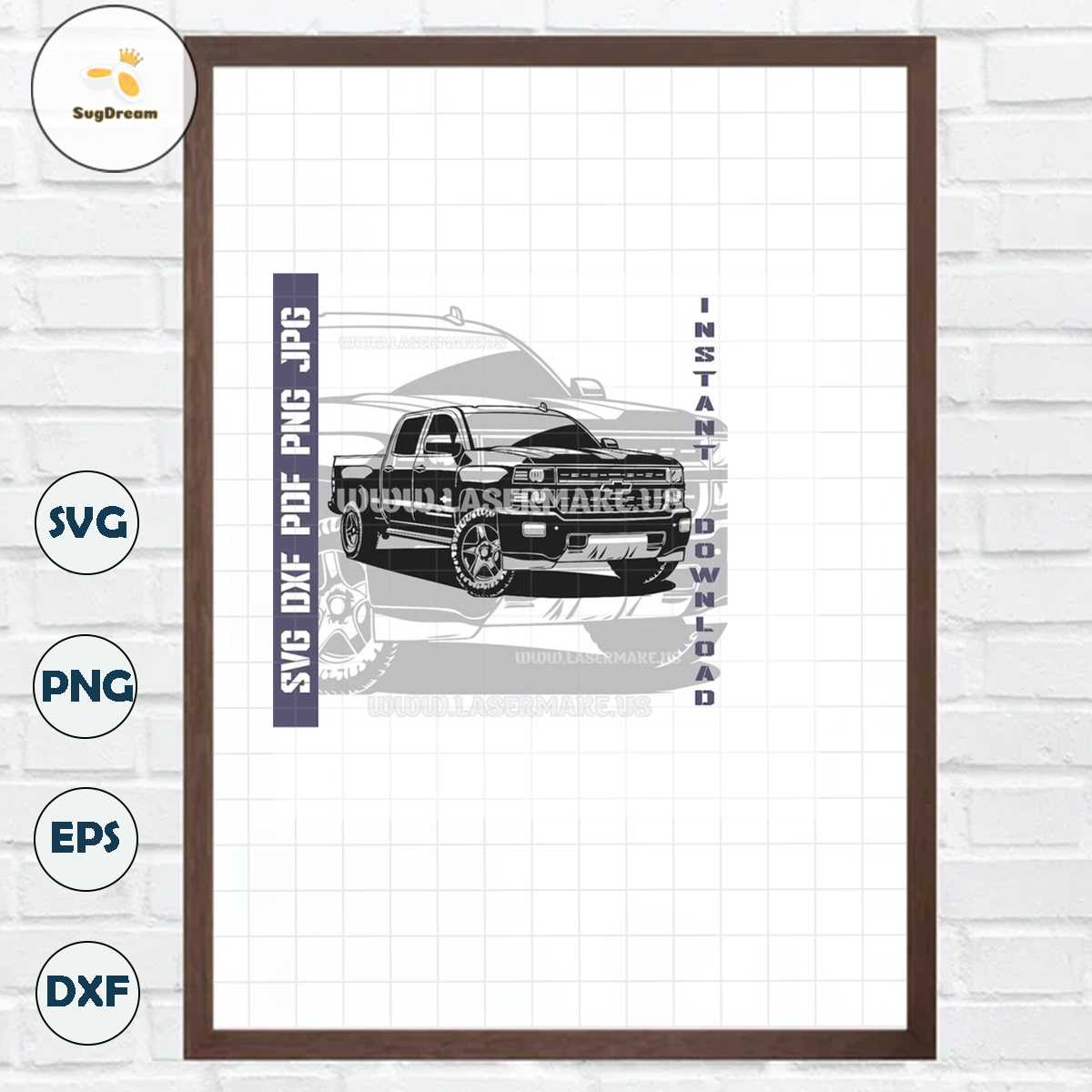 Chevrolet Silverado SVG file | cut file for cricut | printab | Inspire ...