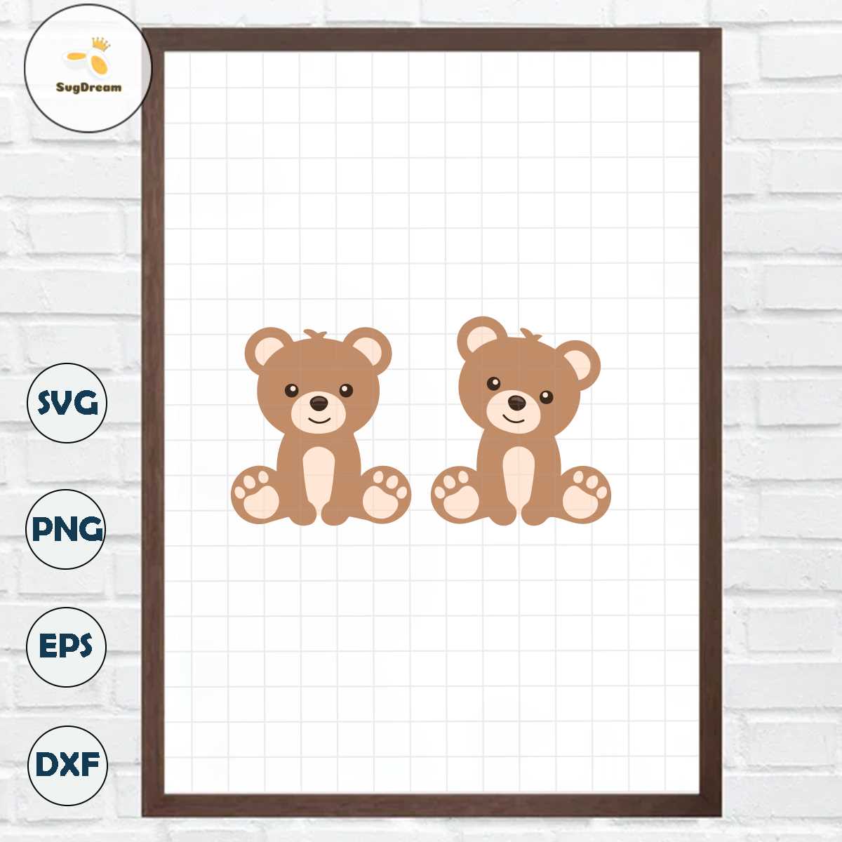 Teddy bear SVG Cricut,Baby bear svg,Woodland Animals,Layered | Inspire ...