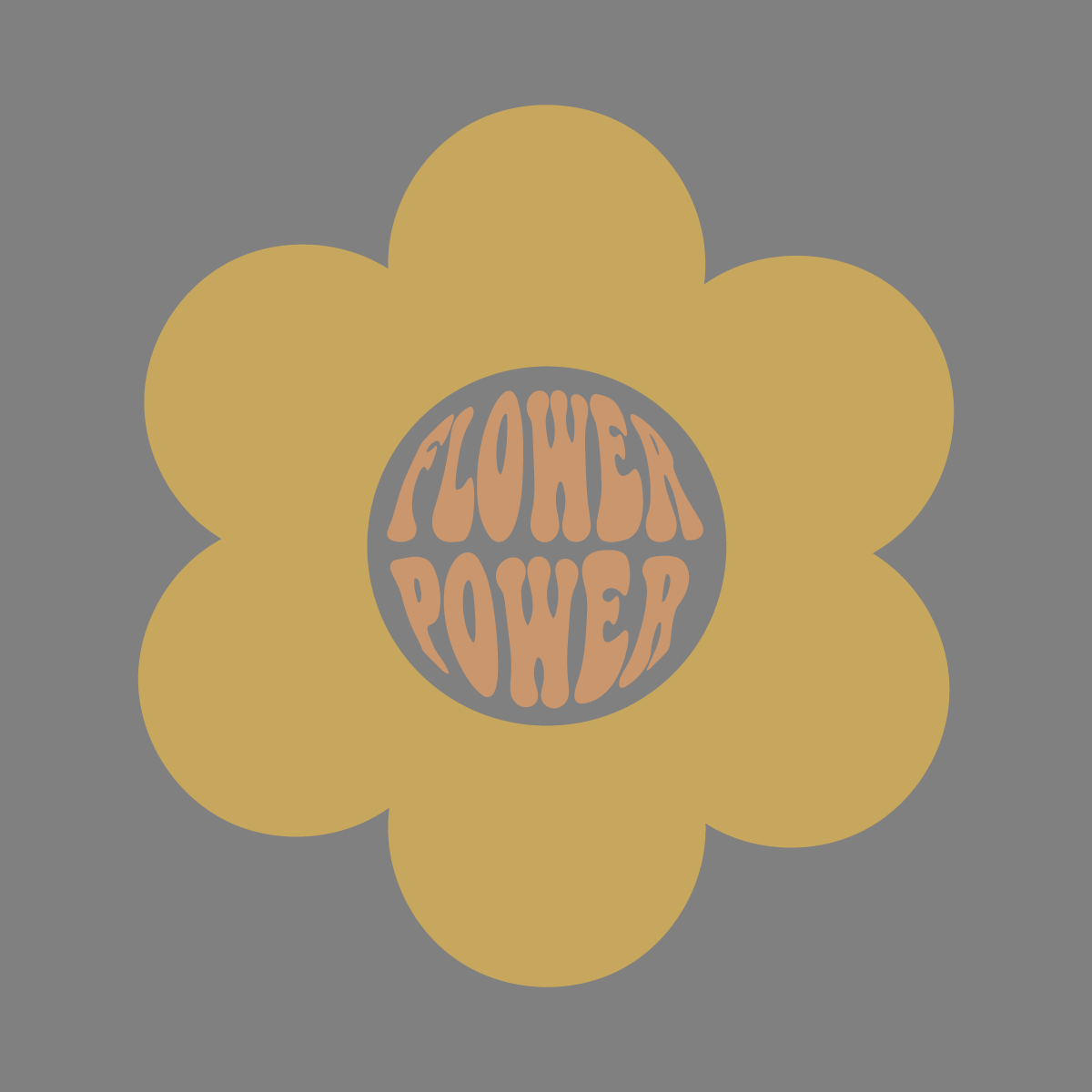 Flower power SVG PNG Digital Download Files | Inspire Uplift