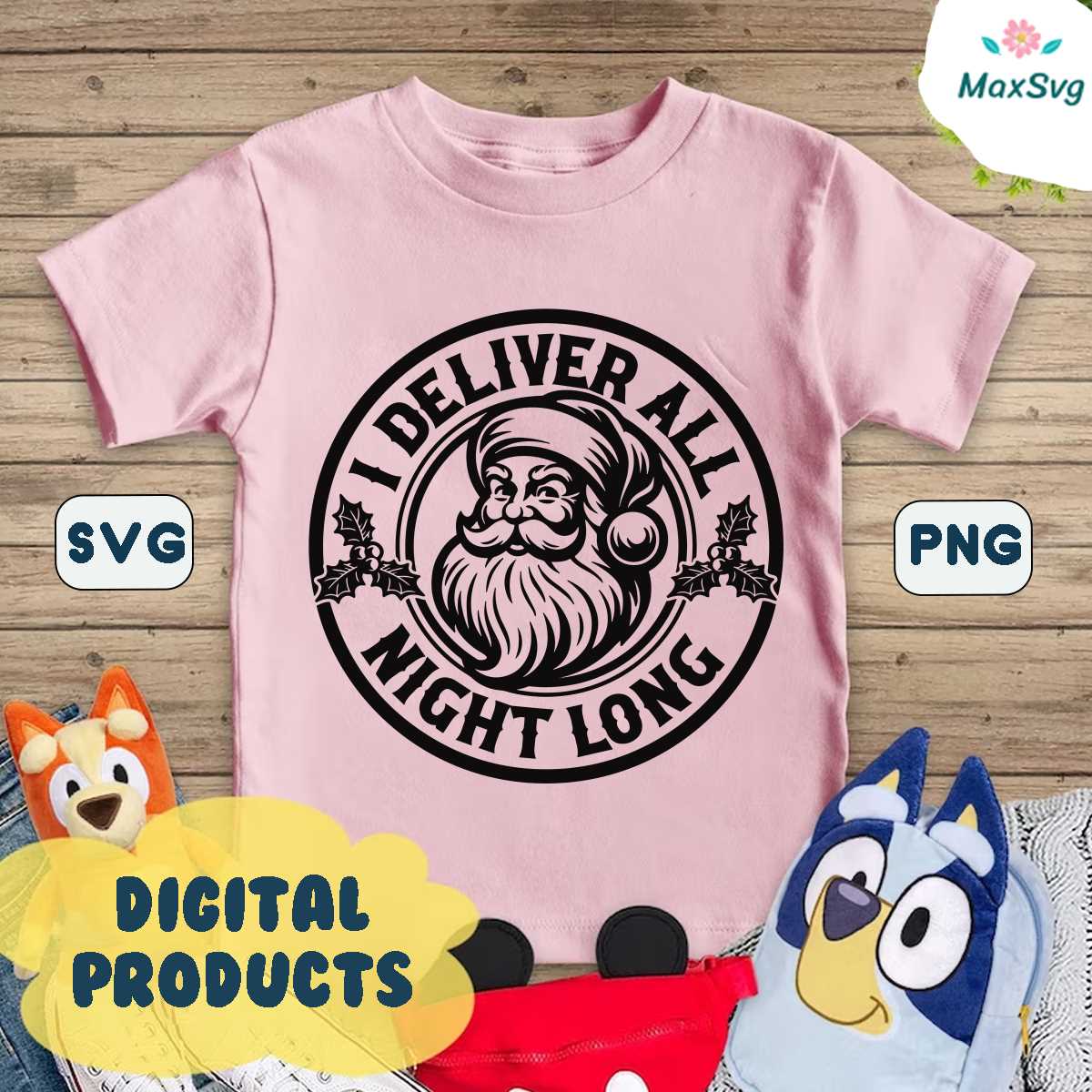 I Deliver All Night Long SVG | Inspire Uplift