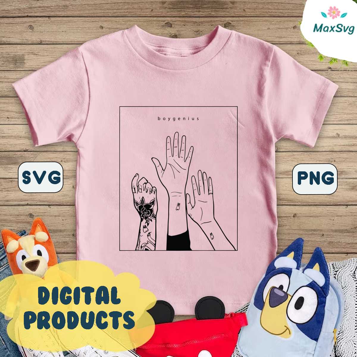 Boy Genius Line Art Band Svg For Cricut Sublimation Files | Inspire Uplift