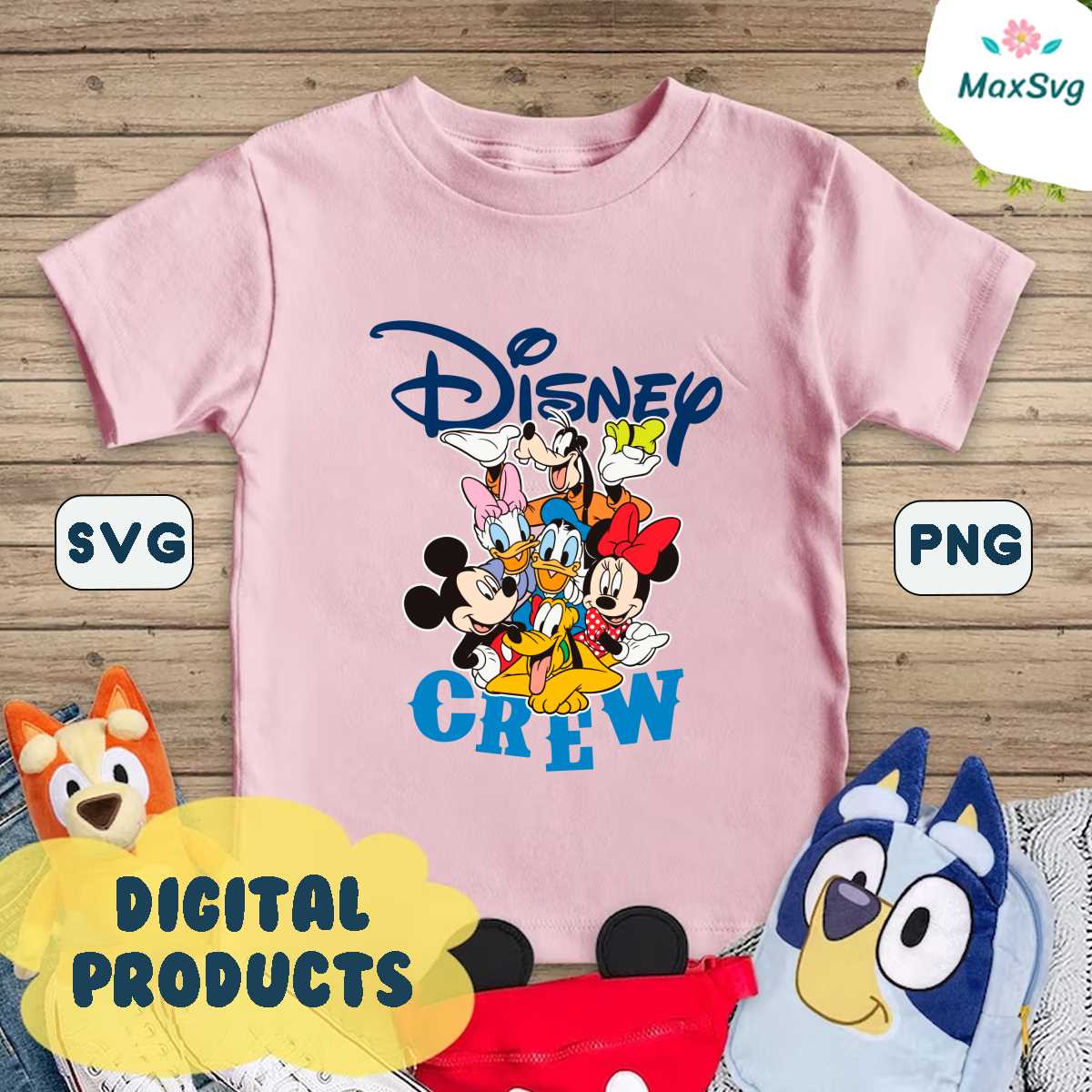 Disney Crew Mickey And Friends SVG | Inspire Uplift