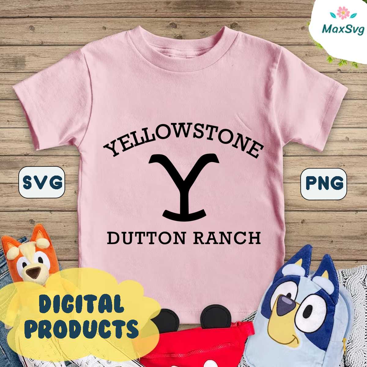 Retro Yellowstone Dutton Ranch SVG | Inspire Uplift