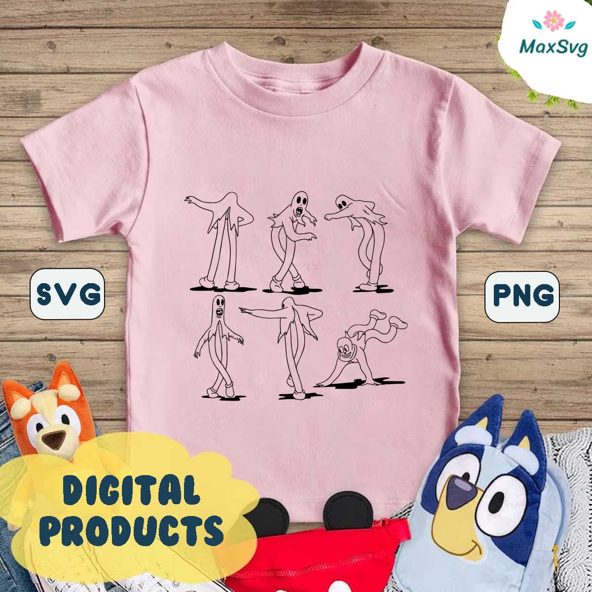 Coco the Clown Ghost Dancing Sings Svg Png Dfx Eps Outline c | Inspire ...