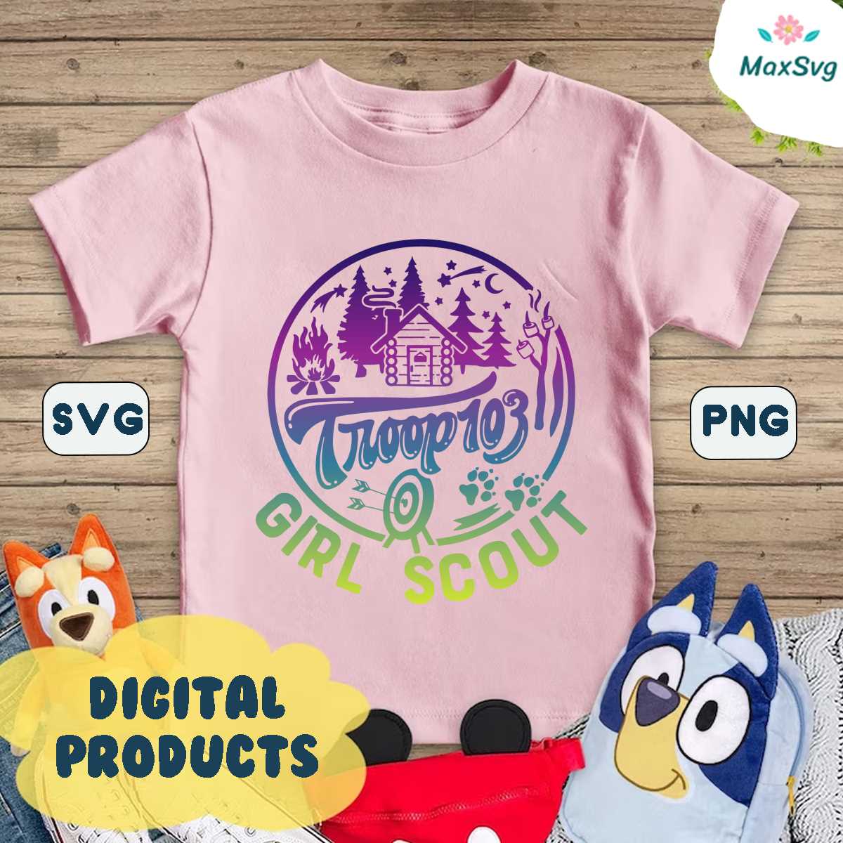 TROOP Camping Trip Girl Scout svg Custom Troop Number Custom | Inspire ...