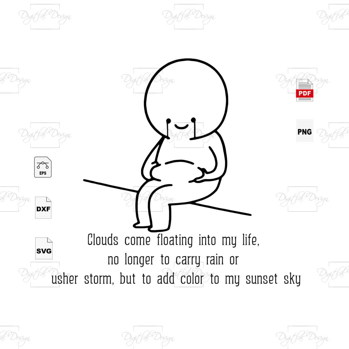 Clouds Come Floating Into My Life, Trending, Quote, Life Quo | Inspire ...