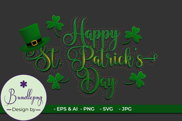 St Patricks Day Clipart SVG PNG Vector Design 59 - Inspire Uplift