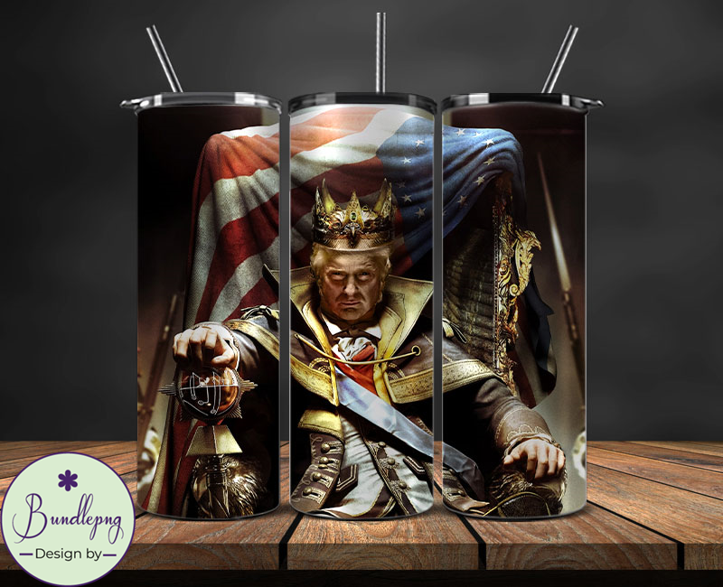 Donald Trump Tumbler Wraps,Trump Tumbler Wrap PNG Design by - Inspire ...