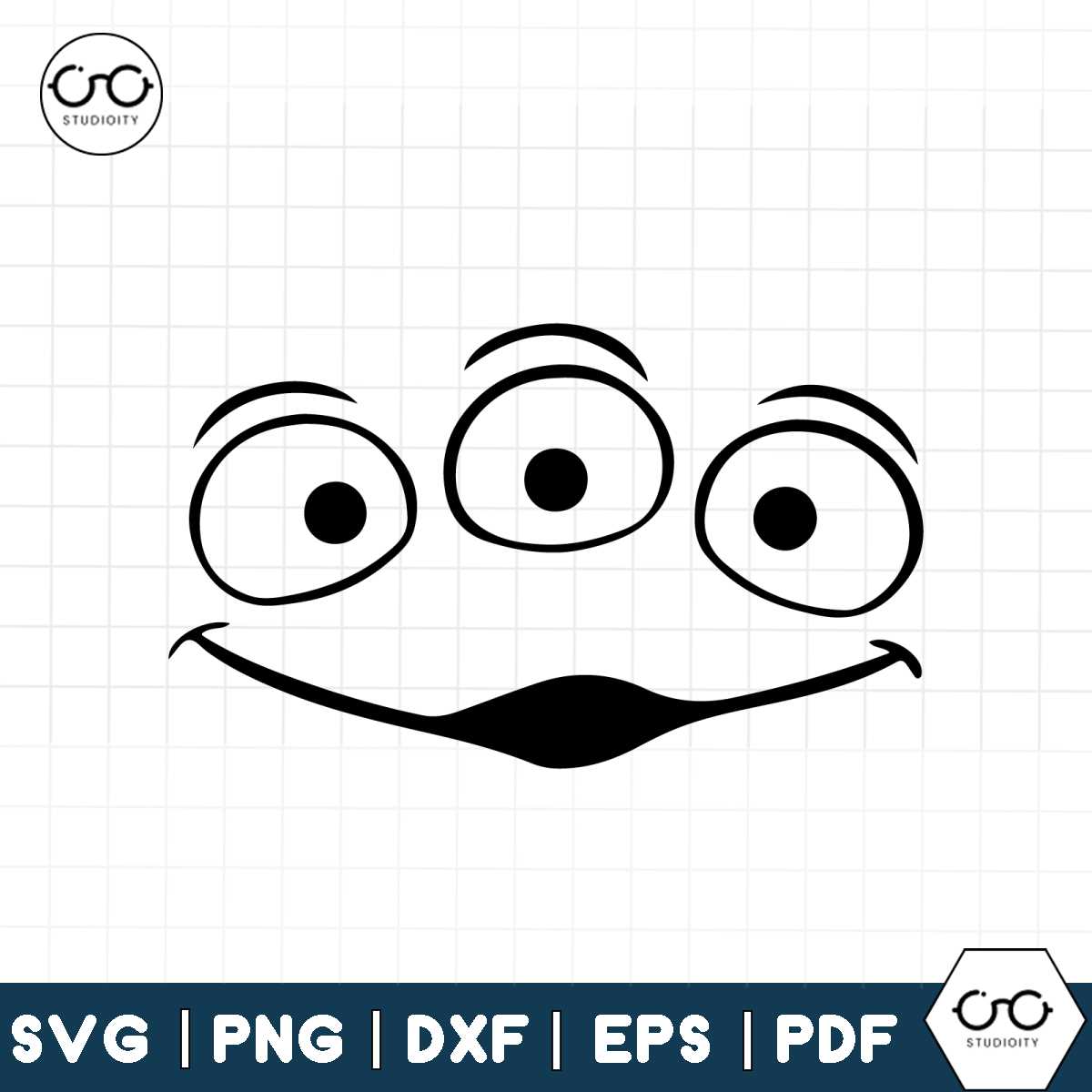 Alien Face Toy Story svg Ears svg png clipart, cricut design | Inspire ...