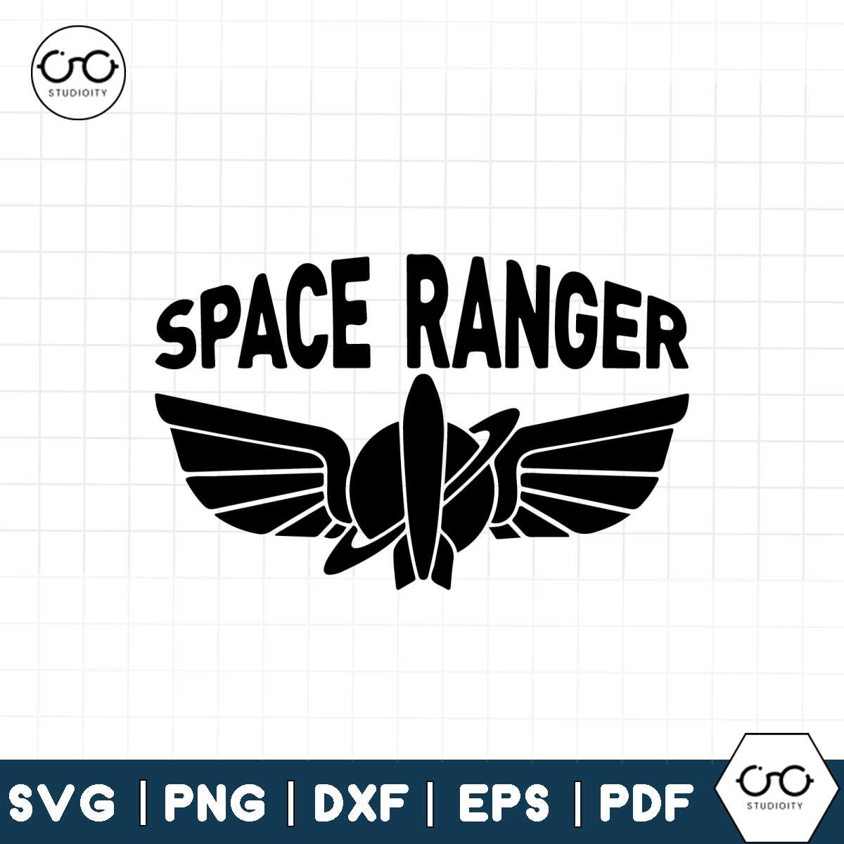 Space Ranger Symbol Logo Buzz Lightyear Clipart Instant Digi - Inspire ...