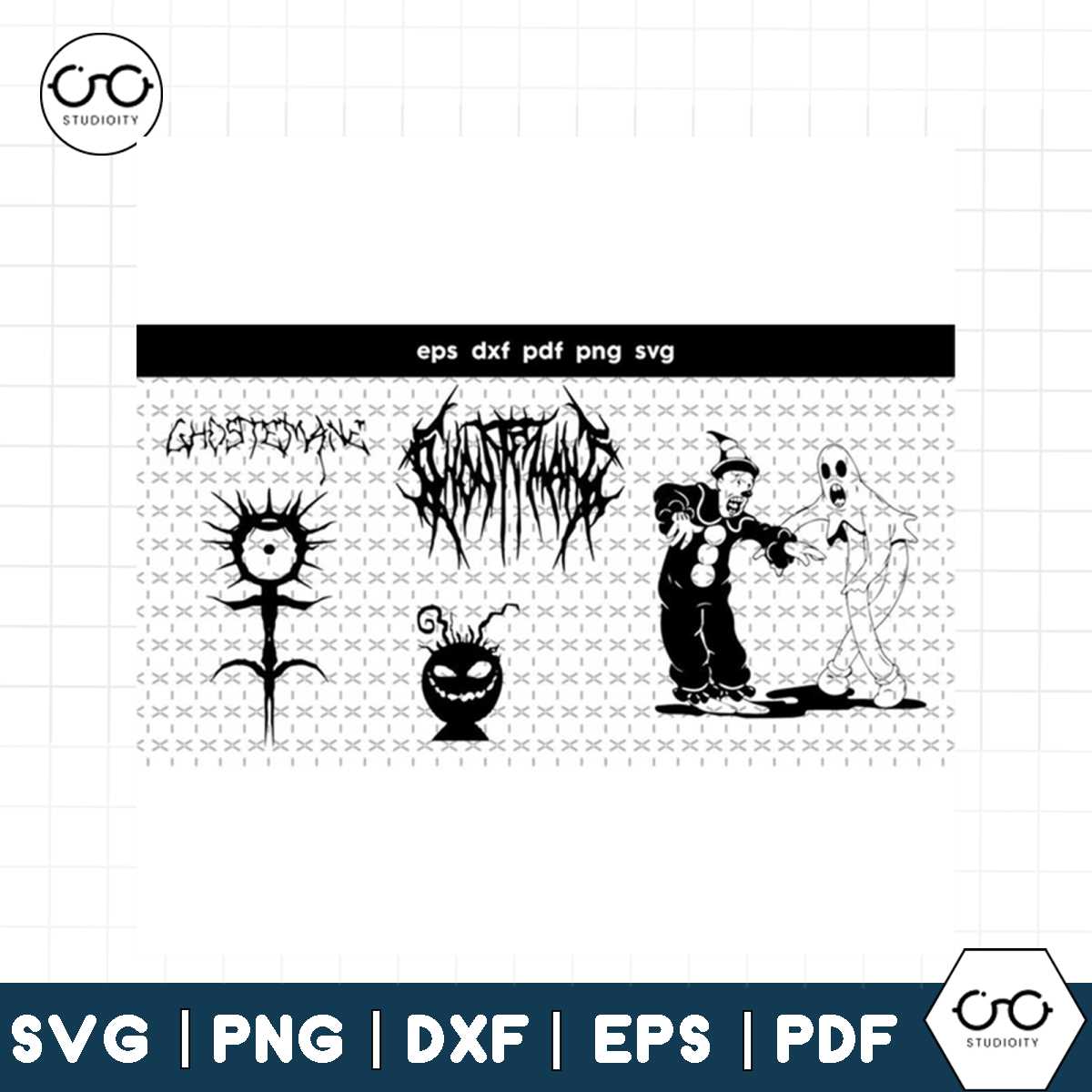 ghostemane files for cricut, SVG files for laser cut, DXF, P | Inspire ...