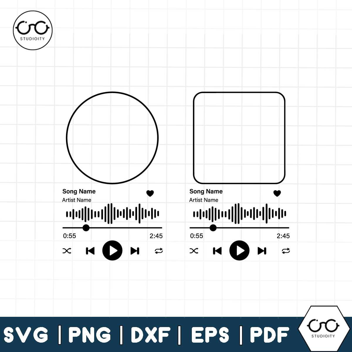 Music Player Svg, Spotify Png, Audio Control Play Buttons Dx | Inspire ...