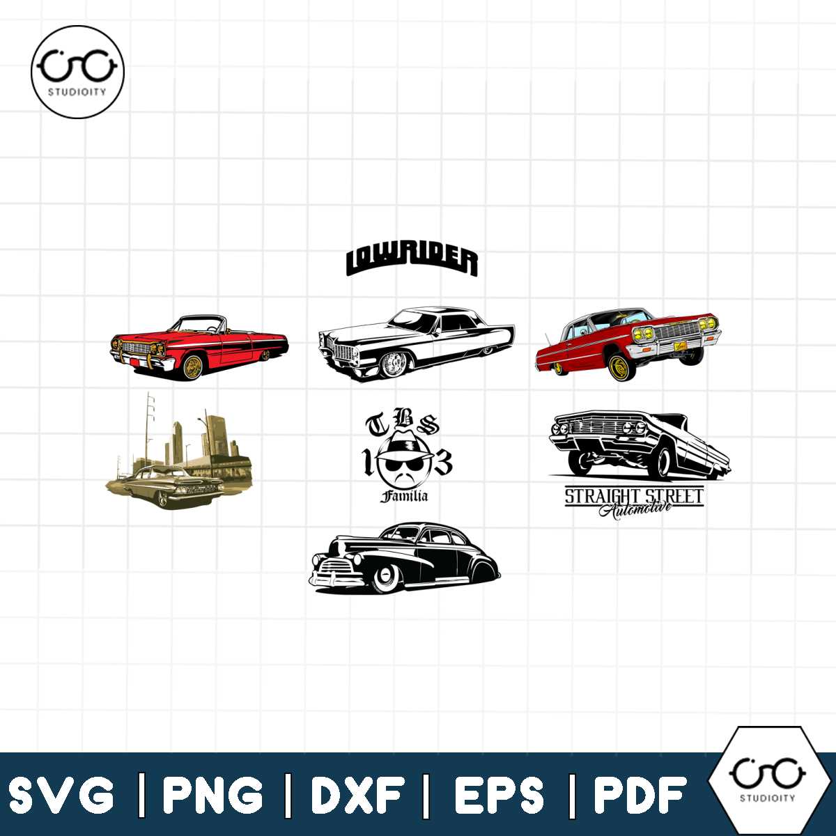 Lowrider Svg, Lowrider Vector, Lowrider Cutfile, Lowrider Cl | Inspire ...