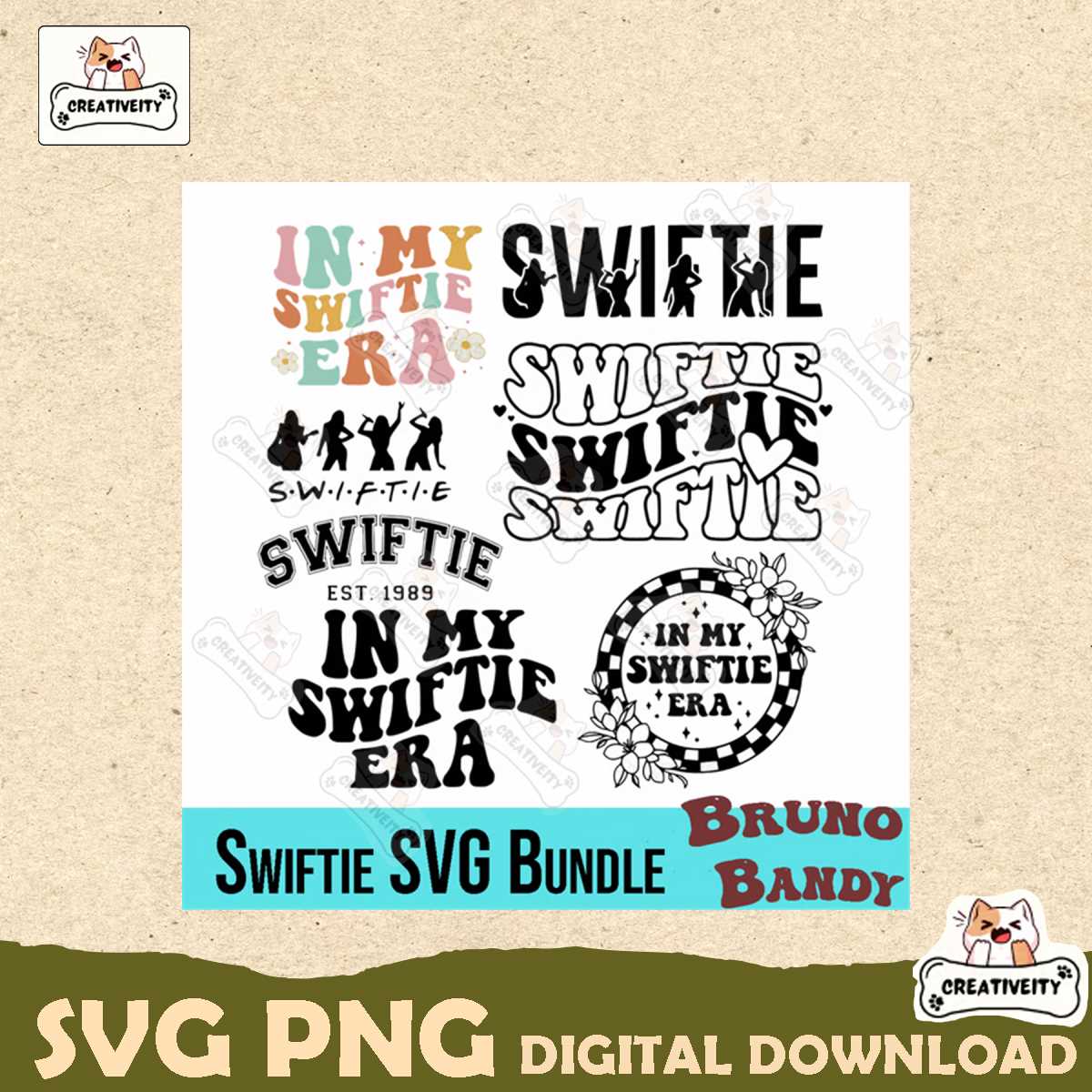 Swiftie SVG Bundle, In My Swiftie Era SVG, Swiftie EST 1989 | Inspire ...