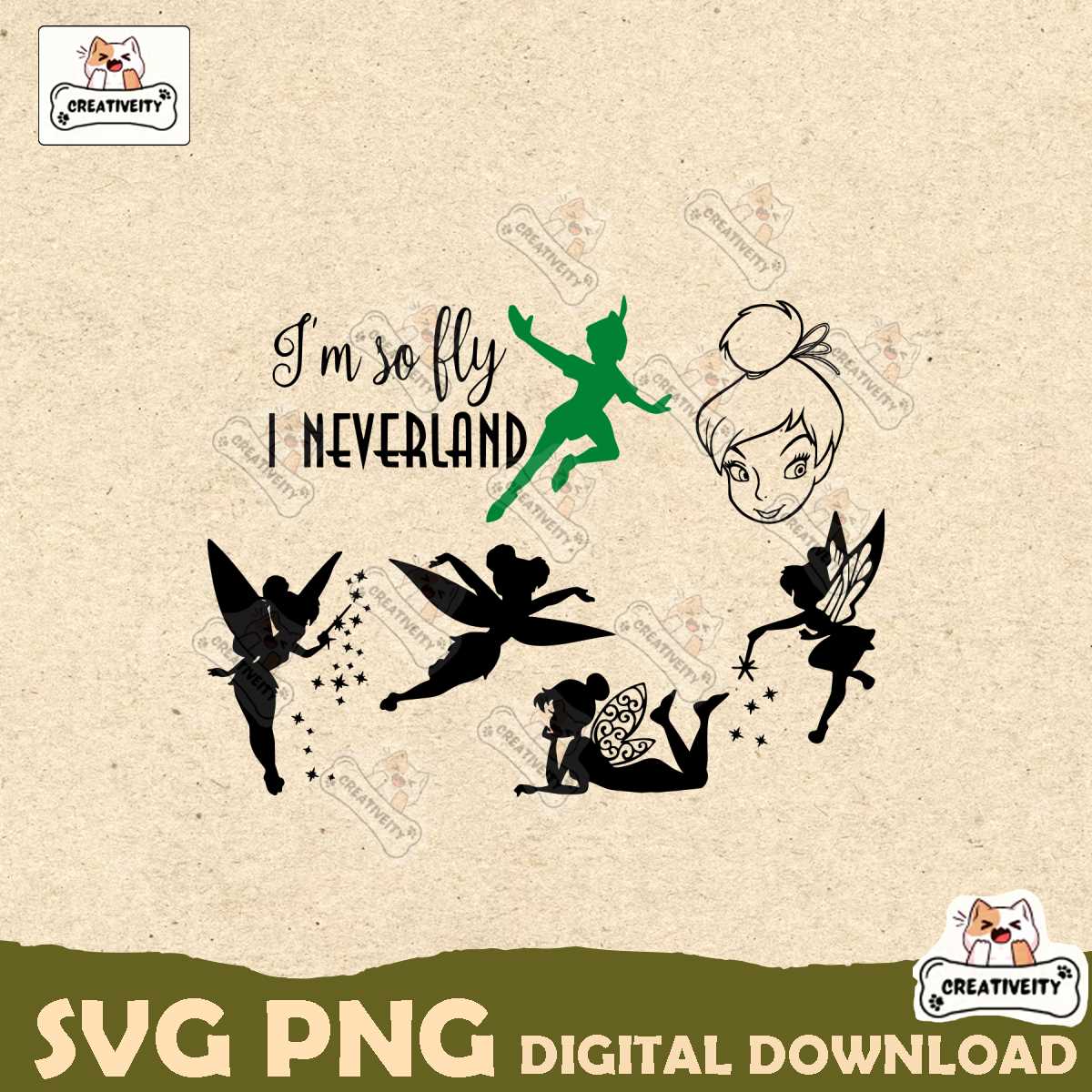 Peter pan svg bundle, tinkerbell svg bundle, svg cut file, c | Inspire ...