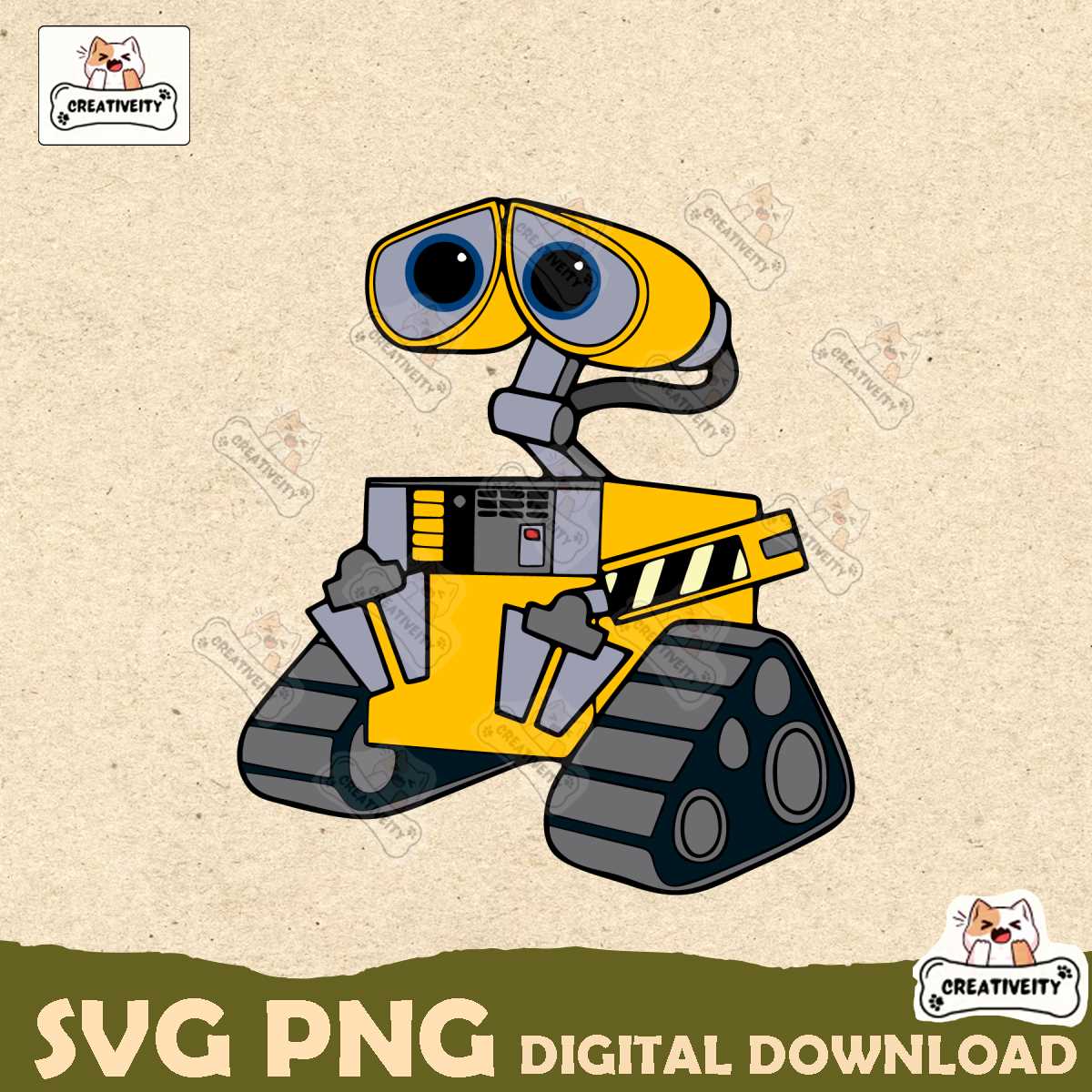 Wall-E Vector SVG, WALL-E Svg, Disneyland Ears SVG Vector in | Inspire ...