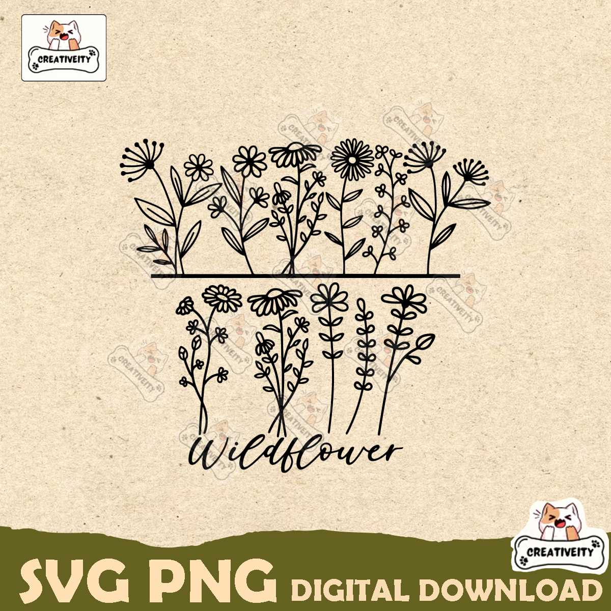 Wild Flower Svg,Flower Svg,Floral Svg,Flower Decoration Svg, | Inspire ...
