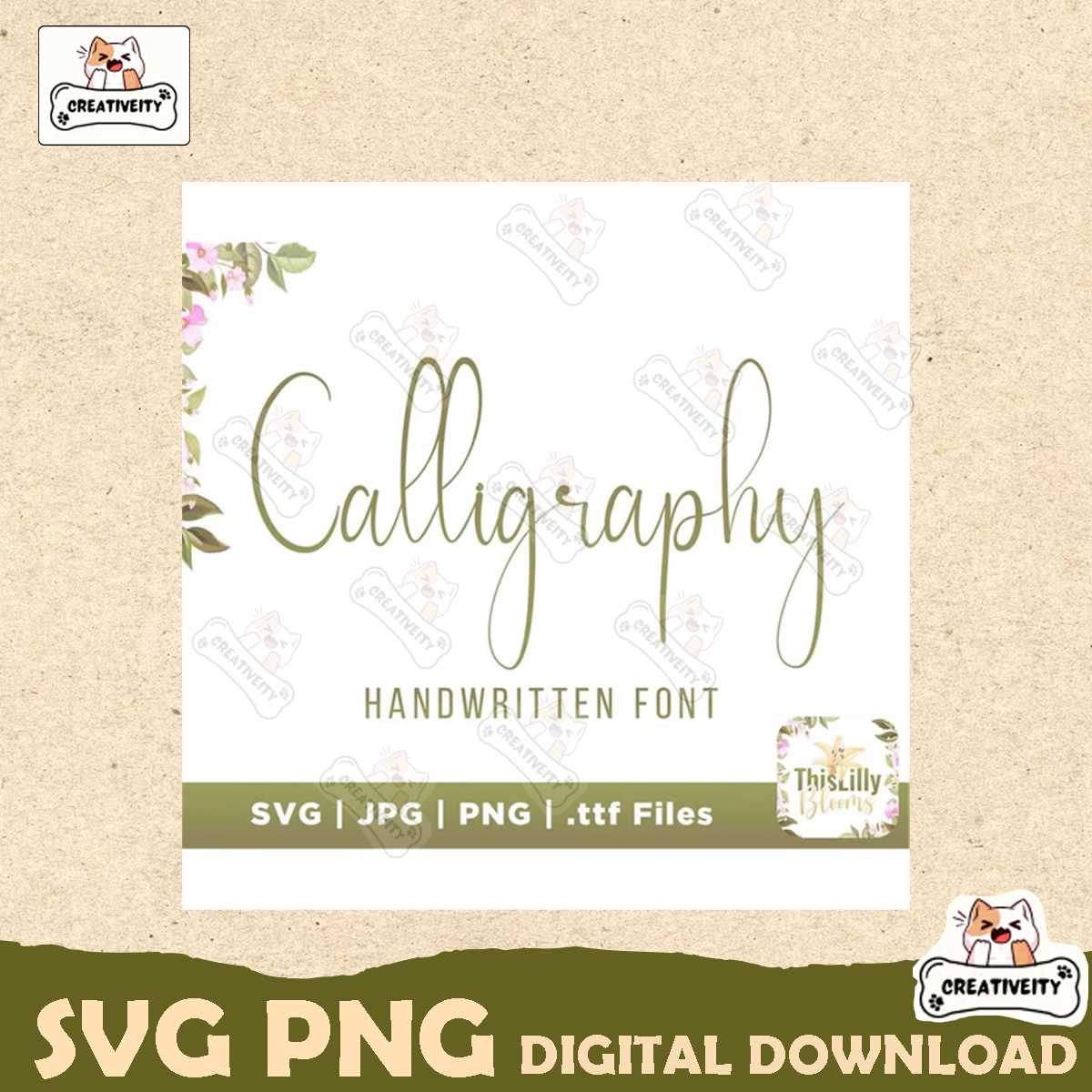 Calligraphy handwritten Font, Script font, hand written font | Inspire ...