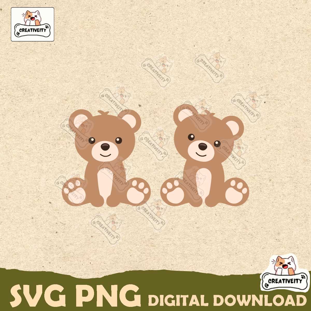 Teddy bear SVG Cricut,Baby bear svg,Woodland Animals,Layered | Inspire ...