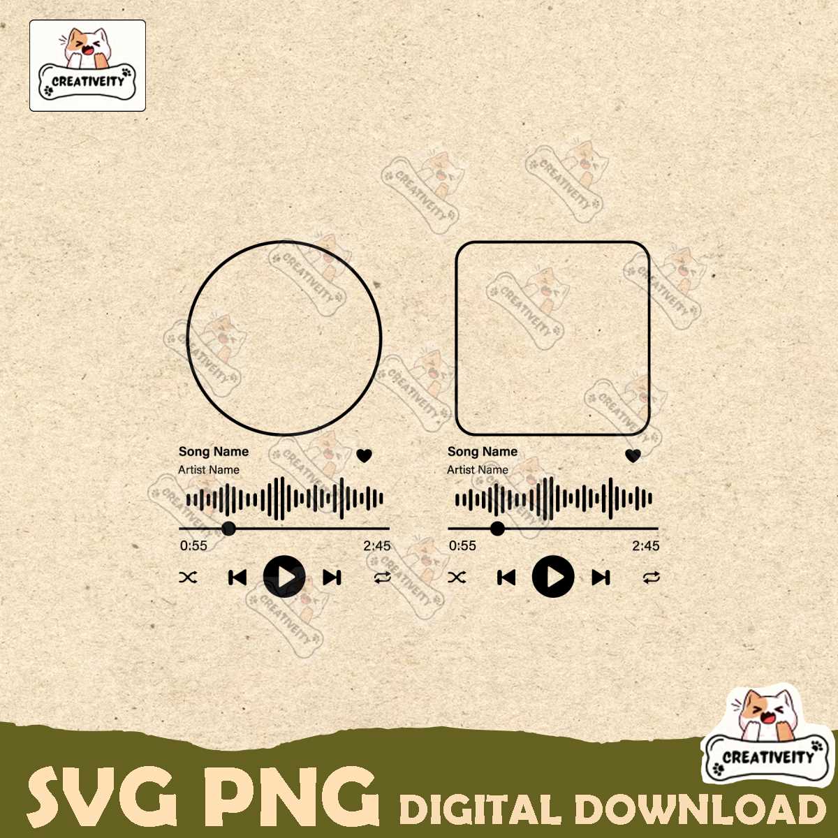 Music Player Svg, Spotify Png, Audio Control Play Buttons Dx - Inspire ...
