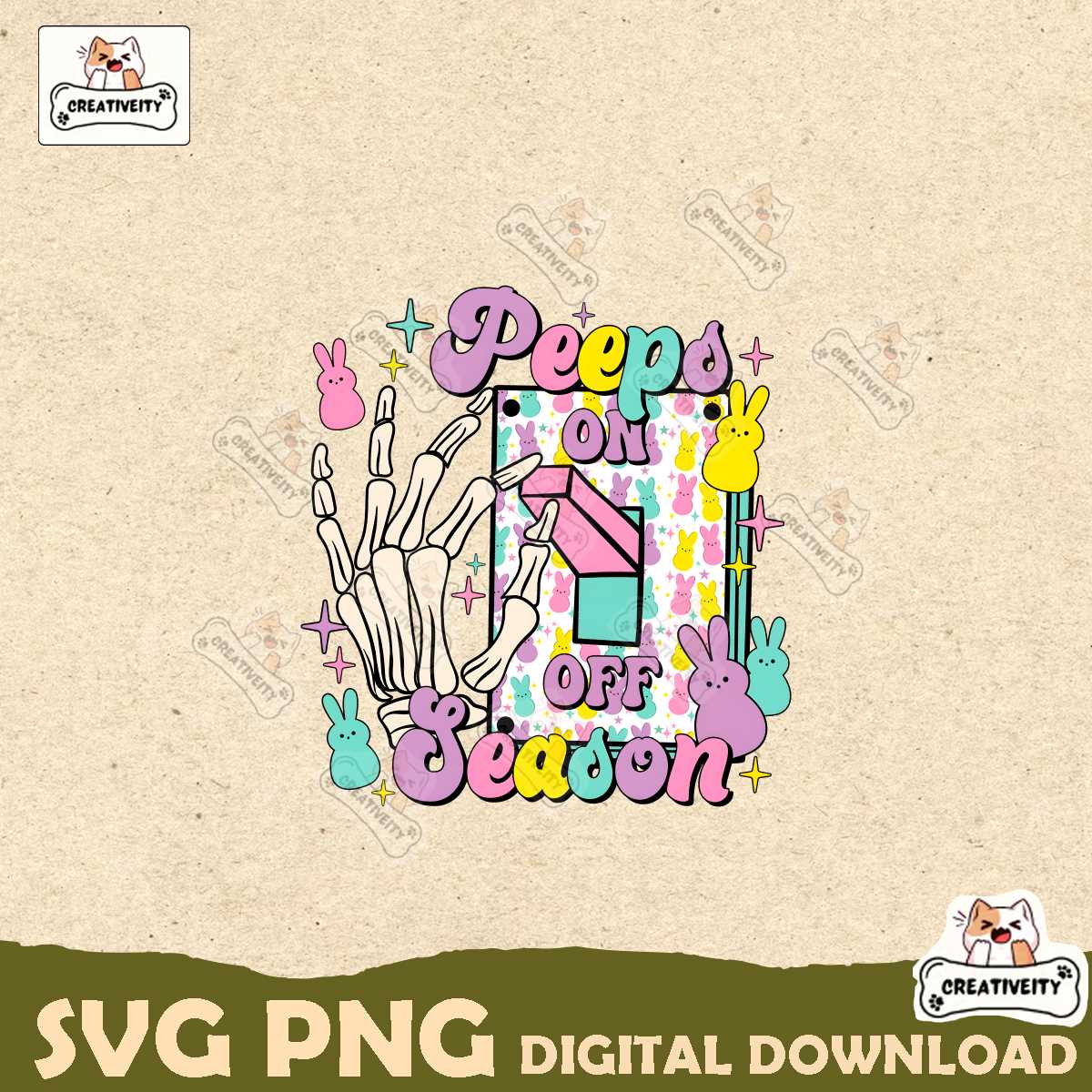 Groovy Peeps Season Mode On PNG | Inspire Uplift