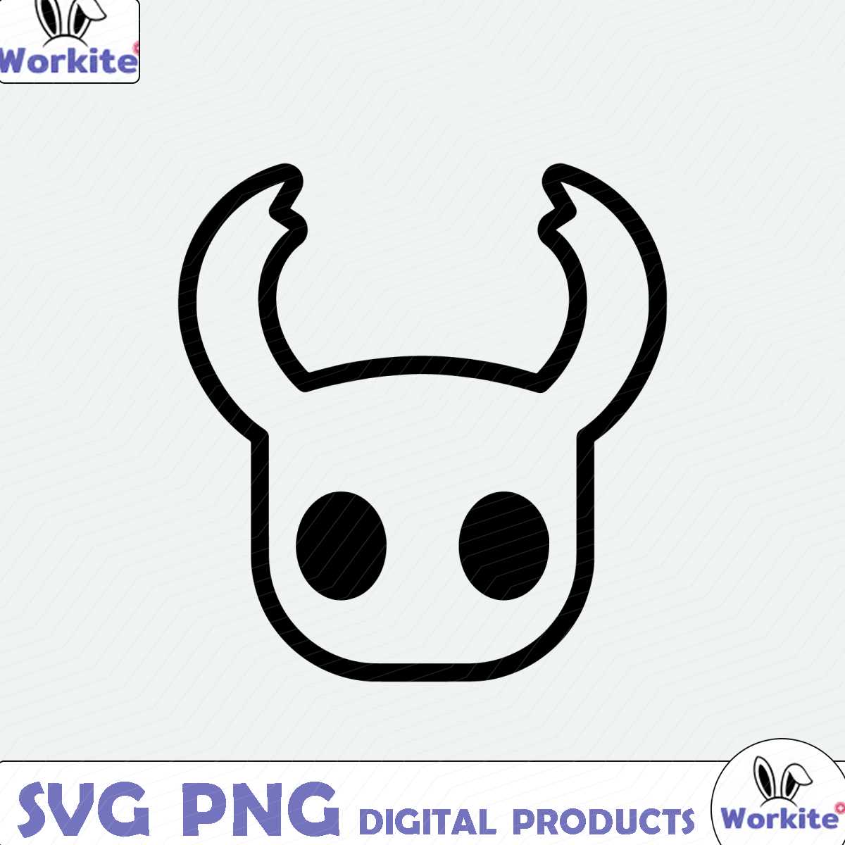 Hollow Knight Head SVG, Hollow Knight Face SVG, Hollow Knigh - Inspire ...