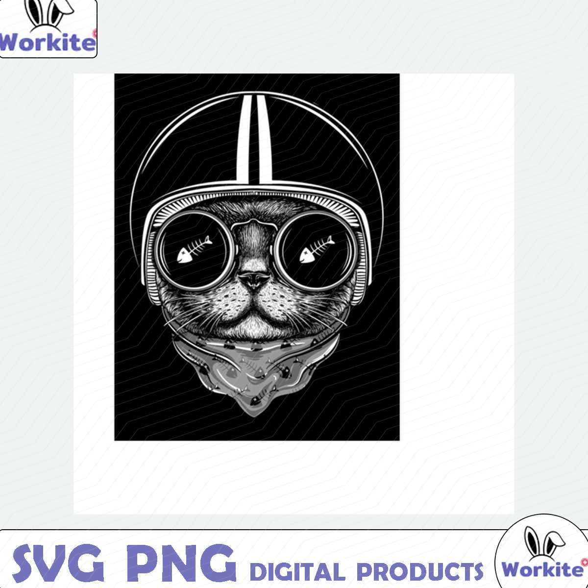 cat-rider Digital download file type(s): 1 PNG -JPG- ESP -sv | Inspire ...