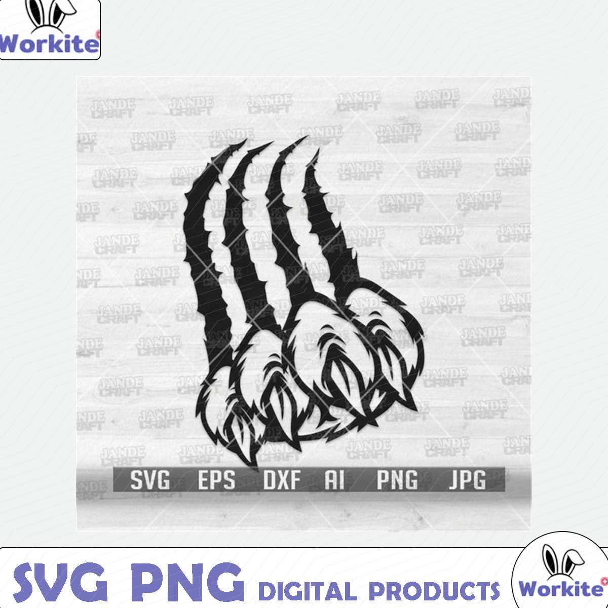 Animal Claw Scratch svg | Wild Beast Clipart | Monster Scrat | Inspire ...
