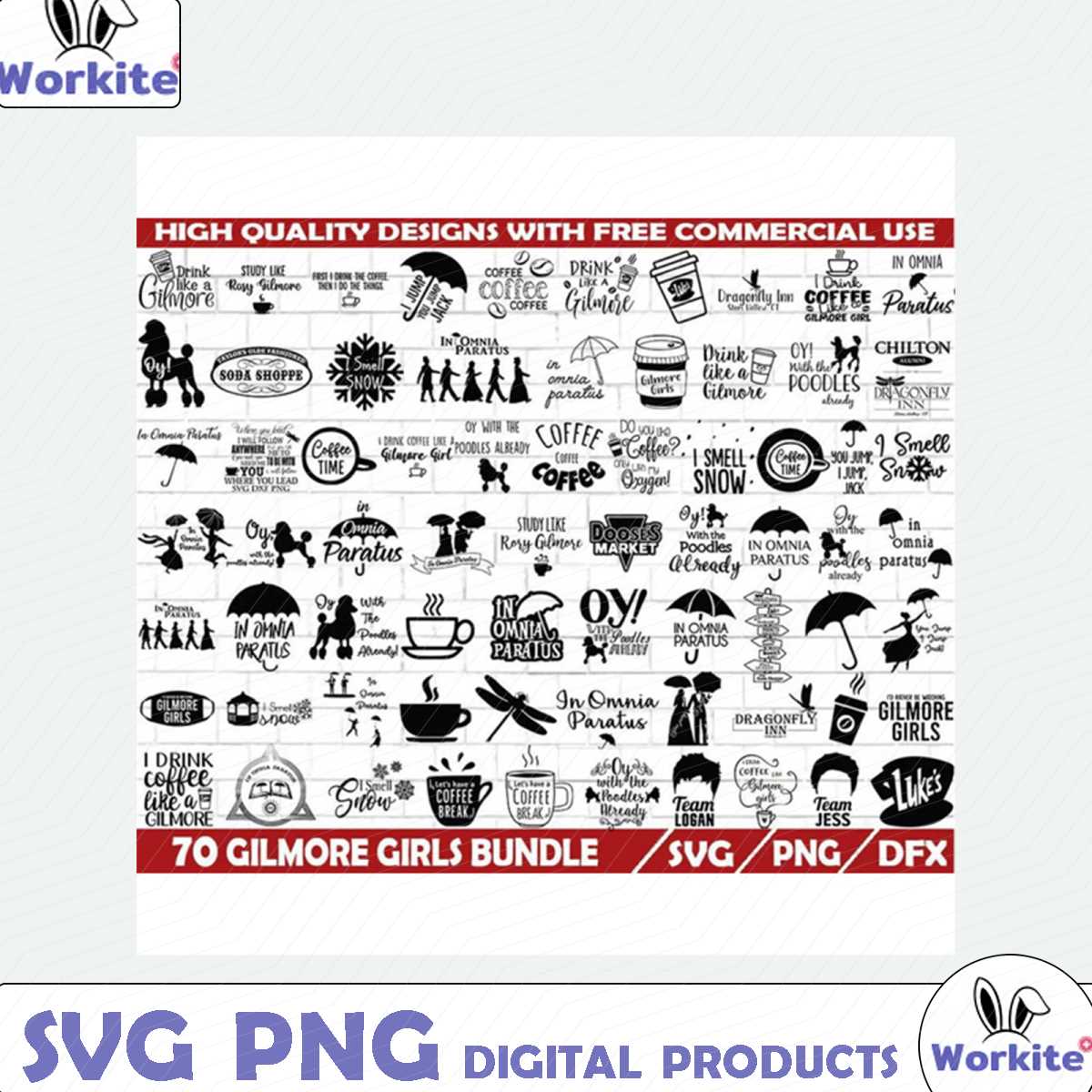 Gilmore Girls Svg, In Omnia Paratus Svg, Gilmore Girls Quote | Inspire ...