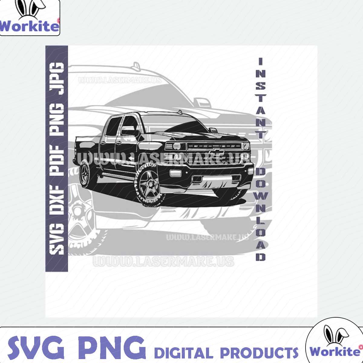 Chevrolet Silverado SVG file | cut file for cricut | printab | Inspire ...