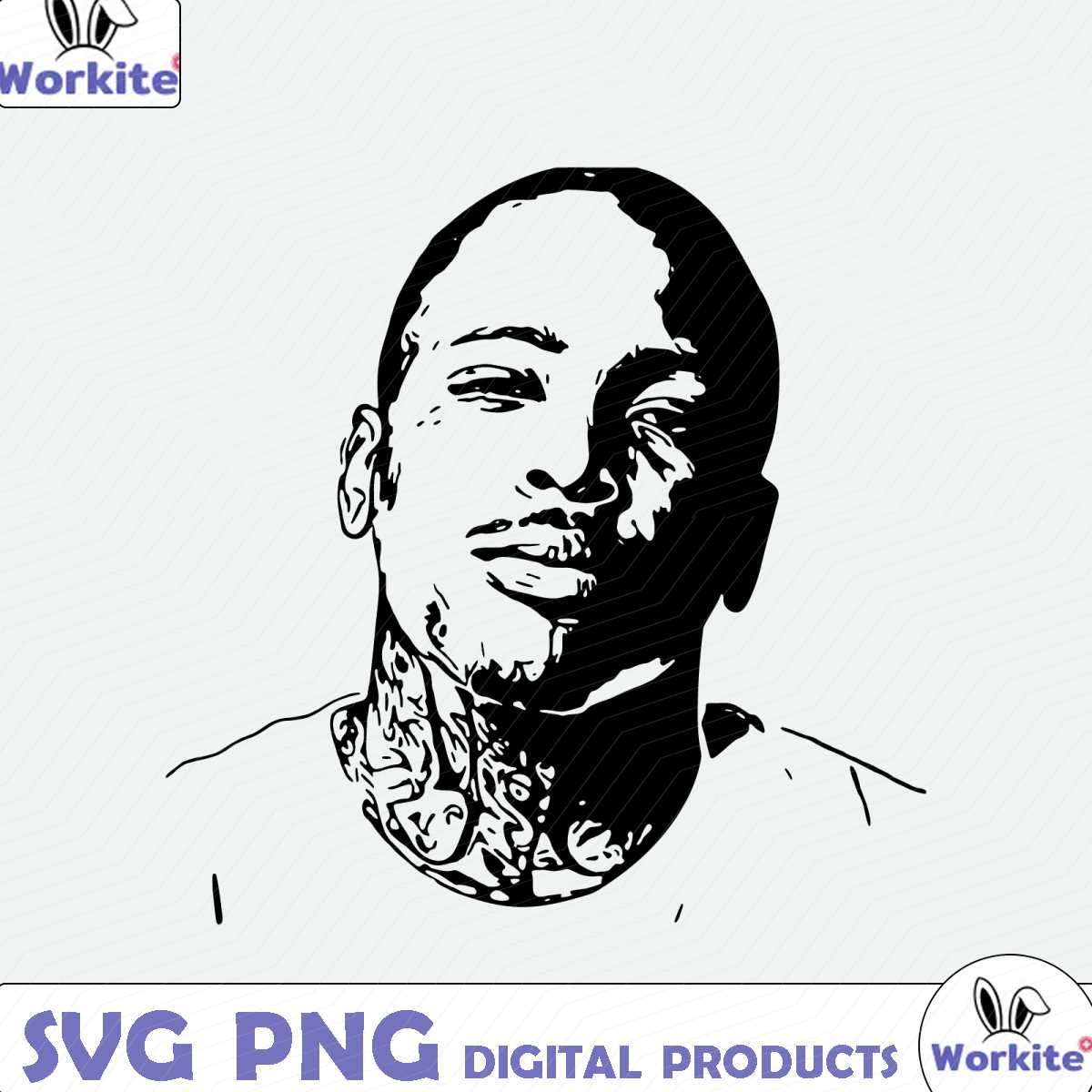 YG SVG, Rap SVG, Hiphop svg file, Music game svg, yg portrai | Inspire ...