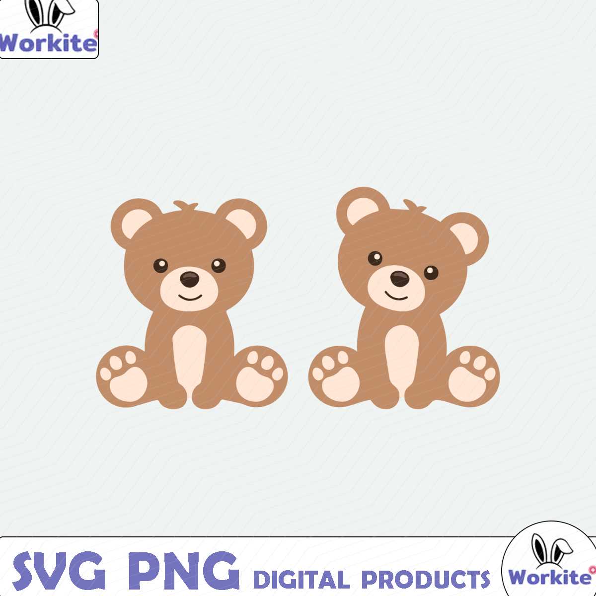 Teddy bear SVG Cricut,Baby bear svg,Woodland Animals,Layered | Inspire ...