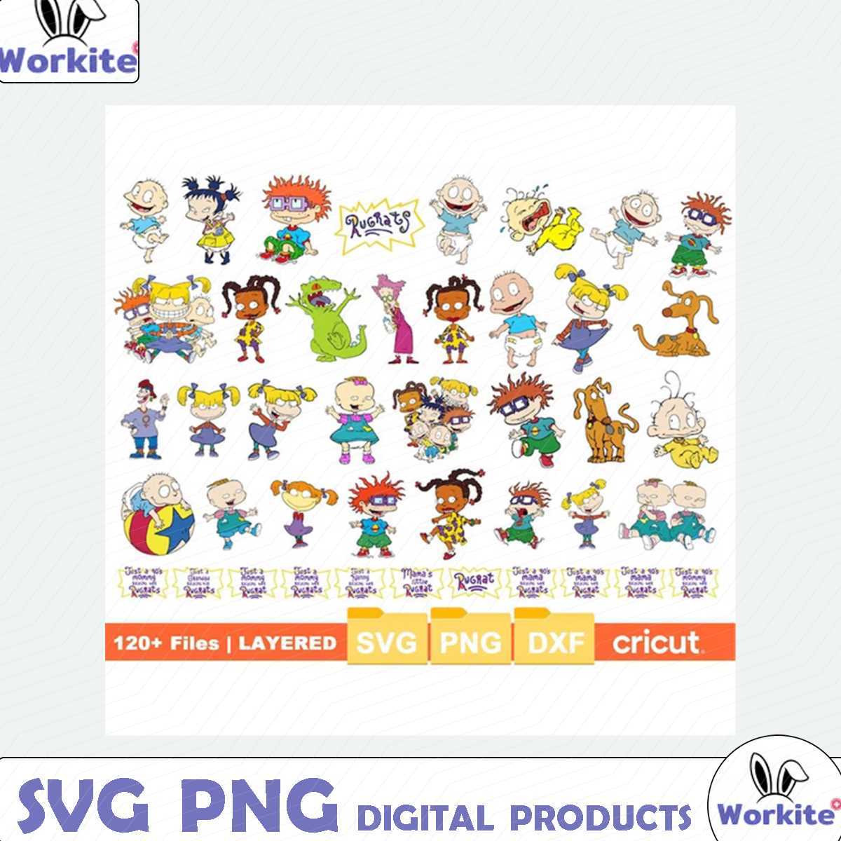 120 Rugrats svg, Rugrats clipart, rugrats png files, rug rat | Inspire ...