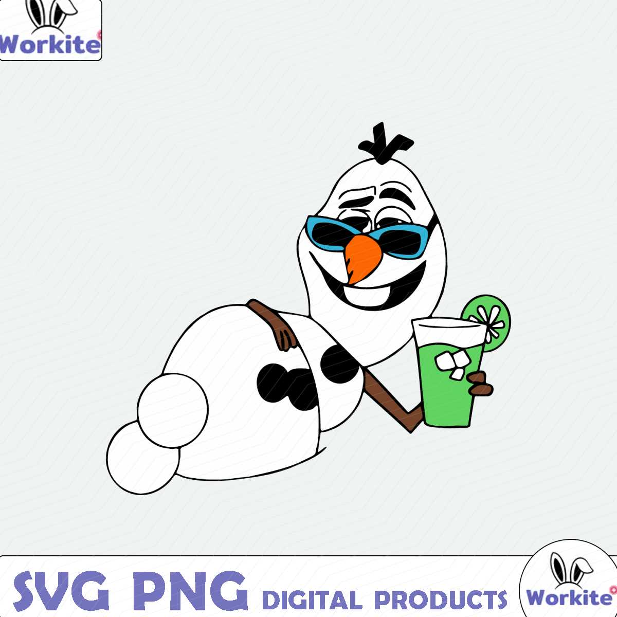 Relaxing Olaf SVG, easy cut file for Cricut, Layered by colo | Inspire ...