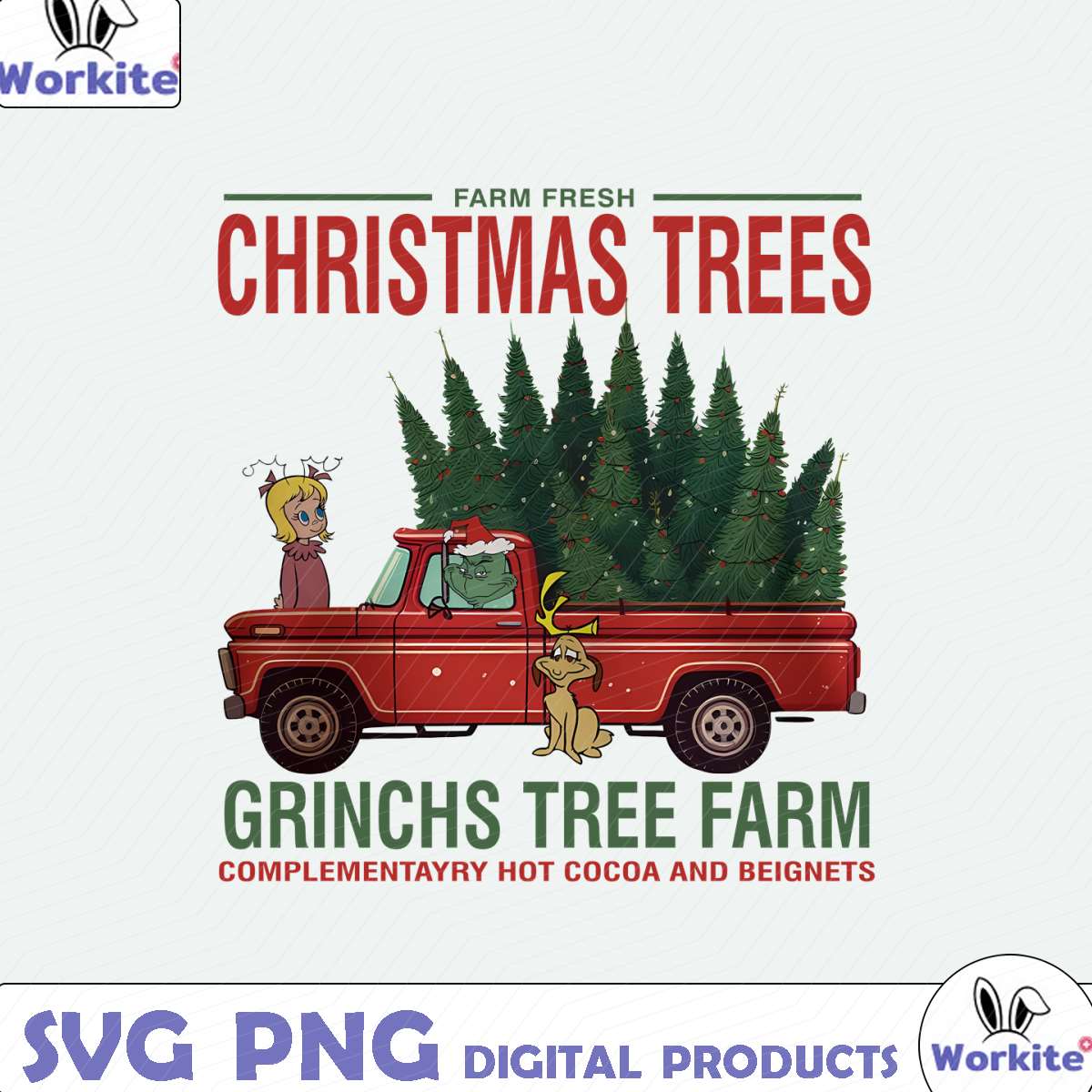 Farm Fresh Christmas Trees Grinchs Tree Farm PNG | Inspire Uplift