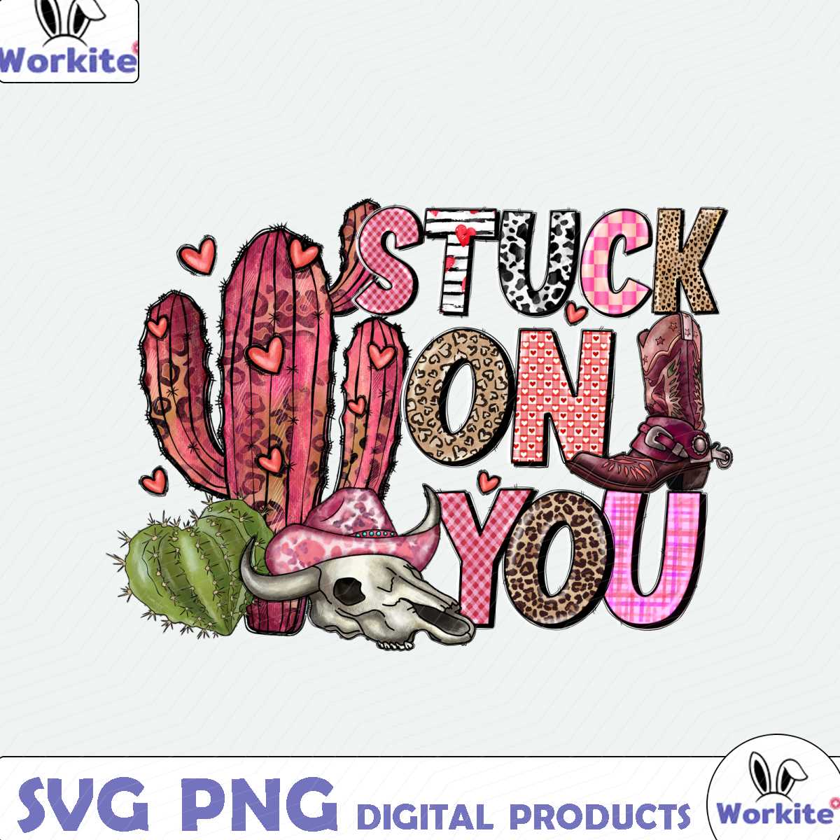 Stuck On You Png file, Happy Valentine Png | Inspire Uplift